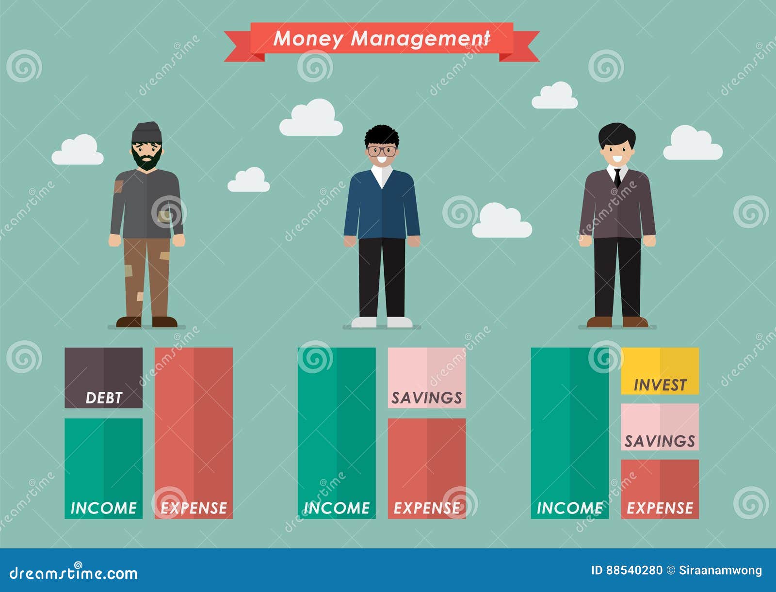 Three Social Network User Profile Pics Icon Royalty-Free Stock ...