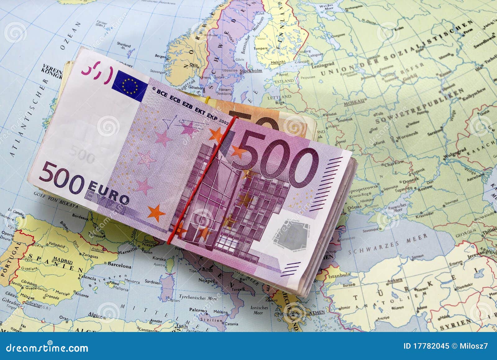 Money And Map Stock Image | CartoonDealer.com #17782045