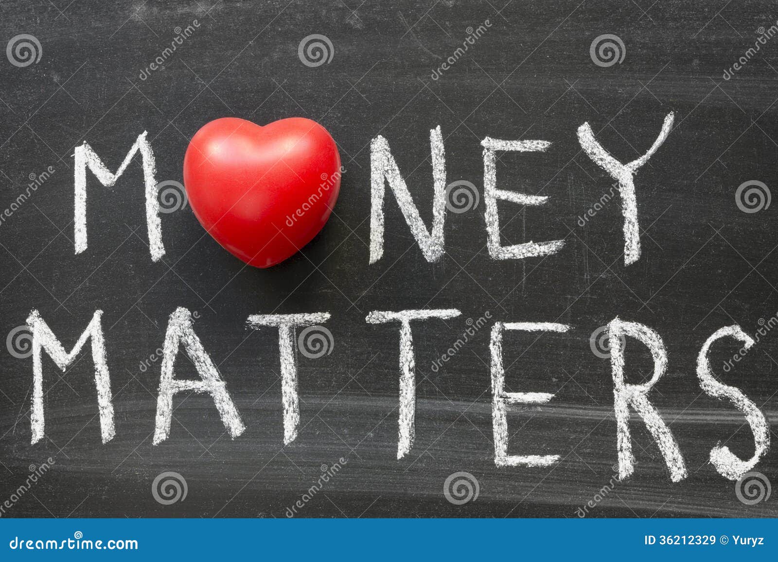 Money matters stock image. Image of chalkboard, message - 36212329