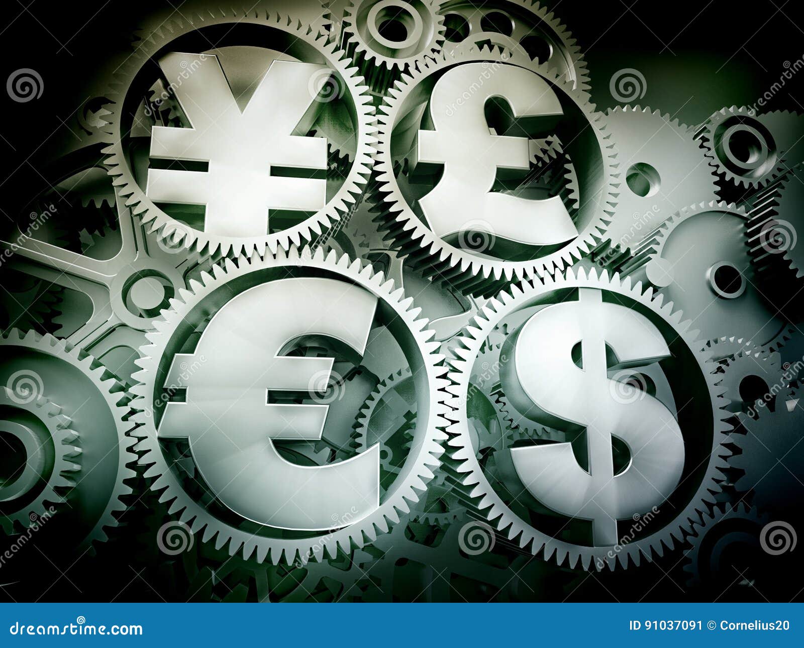 Money mechanism stock illustration. Illustration of bank - 91037091
