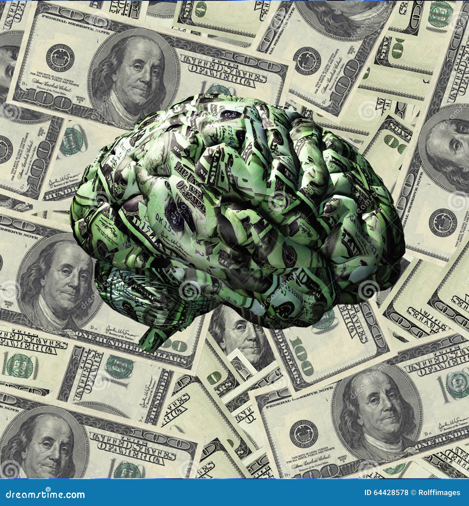Money Mind stock illustration. Illustration of creativity - 64428578