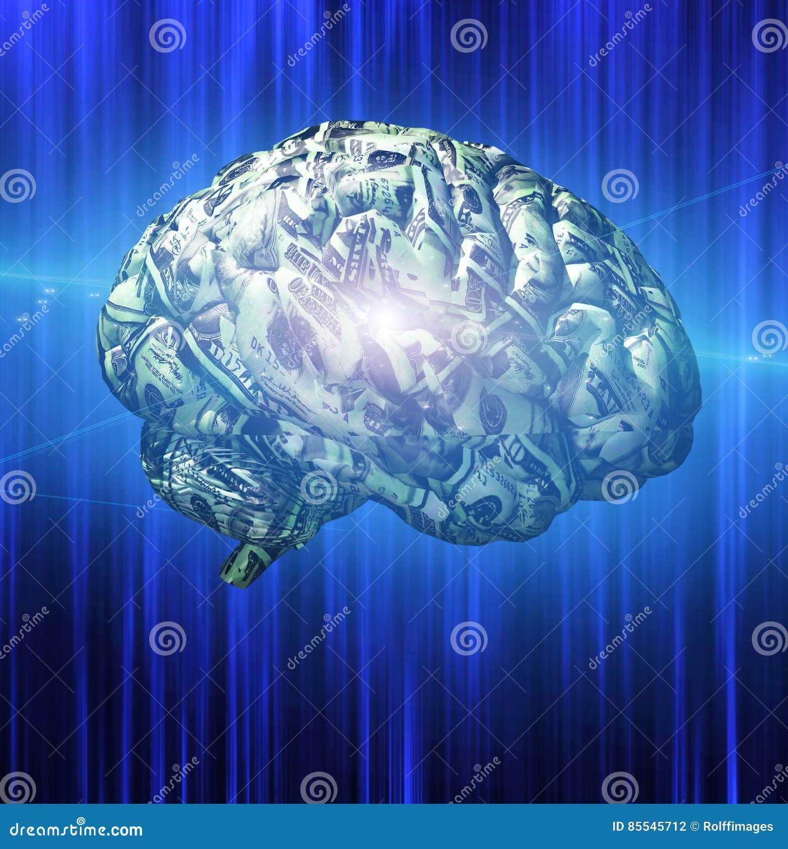 Money Mind stock illustration. Illustration of finance - 85545712