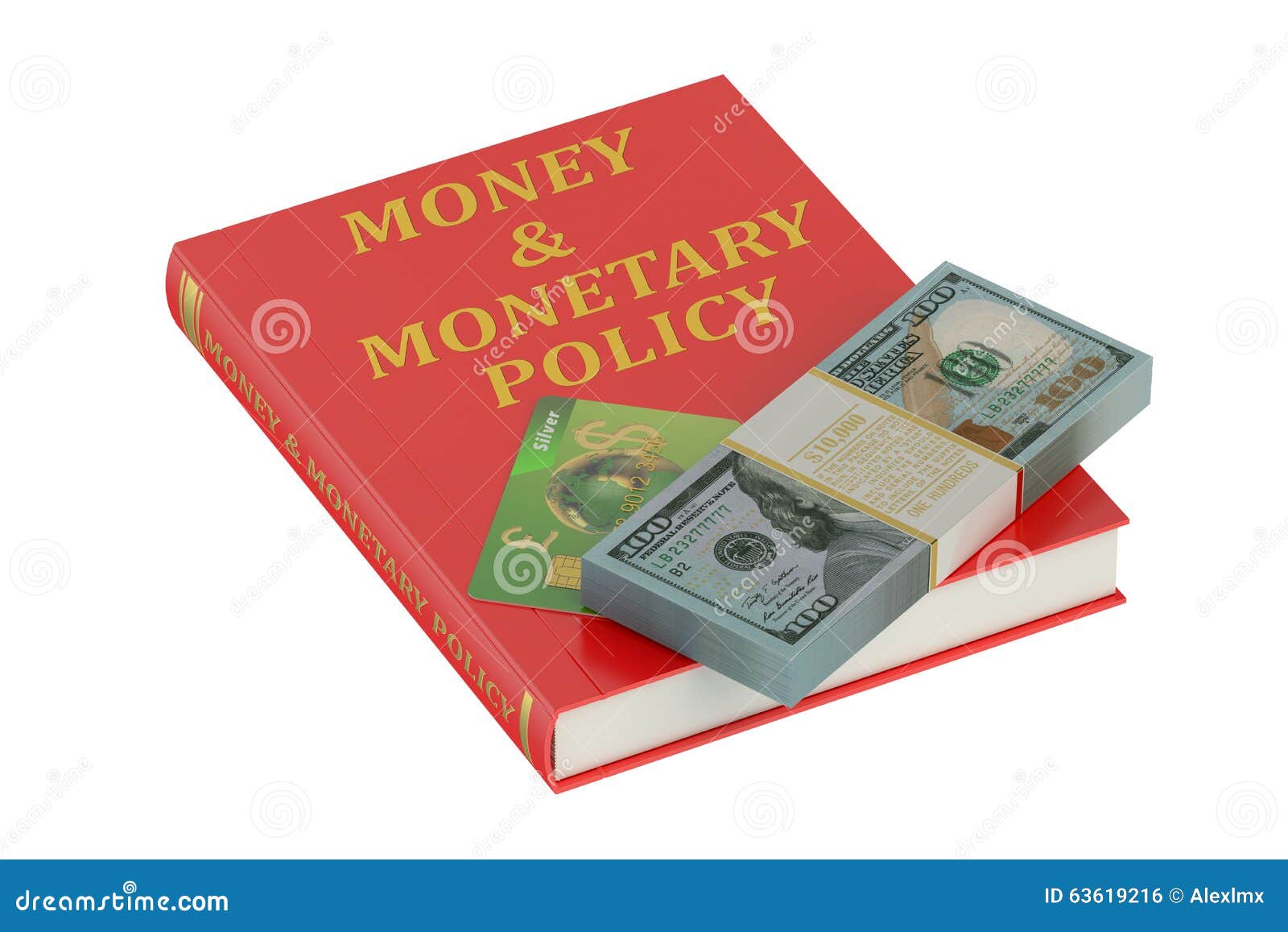 Money and Monetary Policy Concept Stock Illustration - Illustration of ...