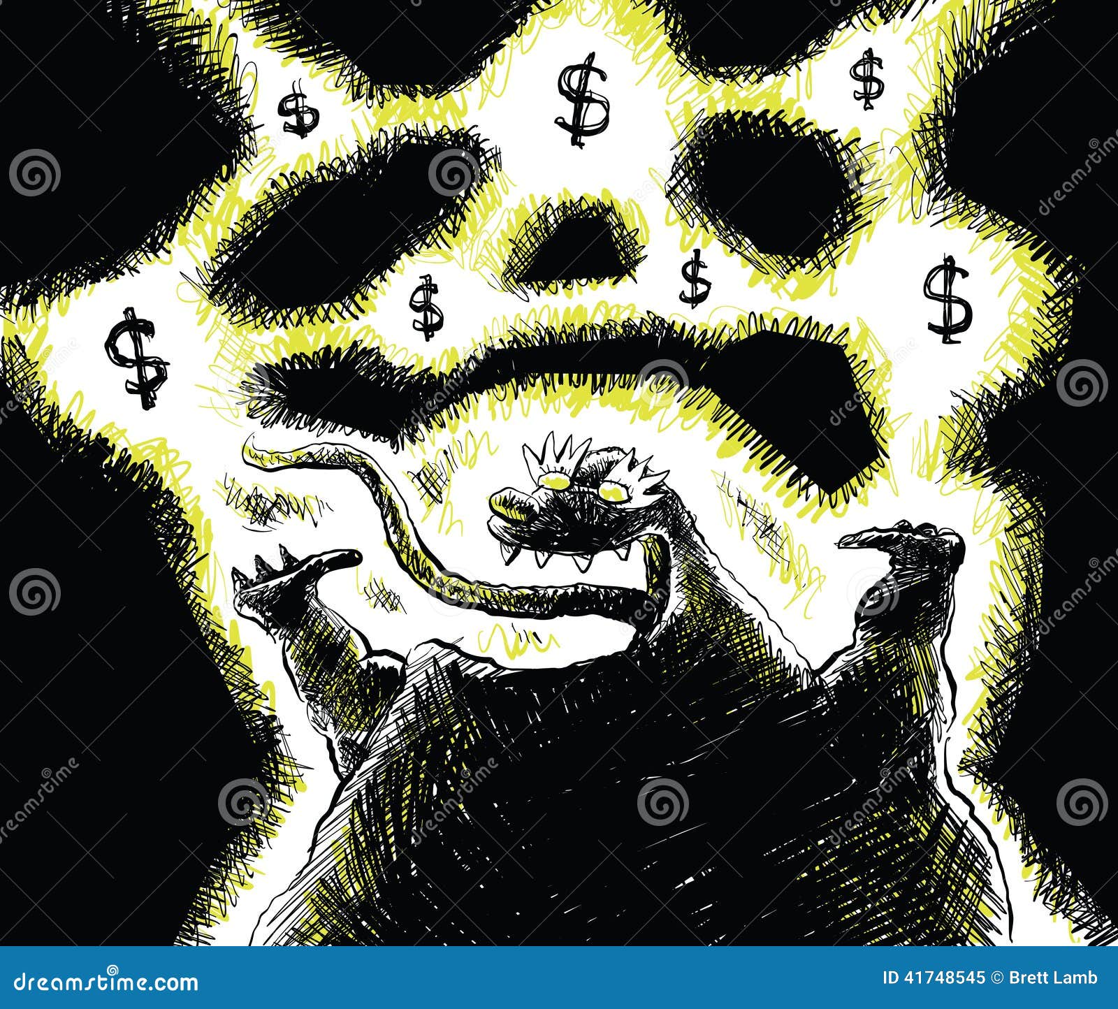 Money Monster stock illustration. Illustration of finance - 41748545