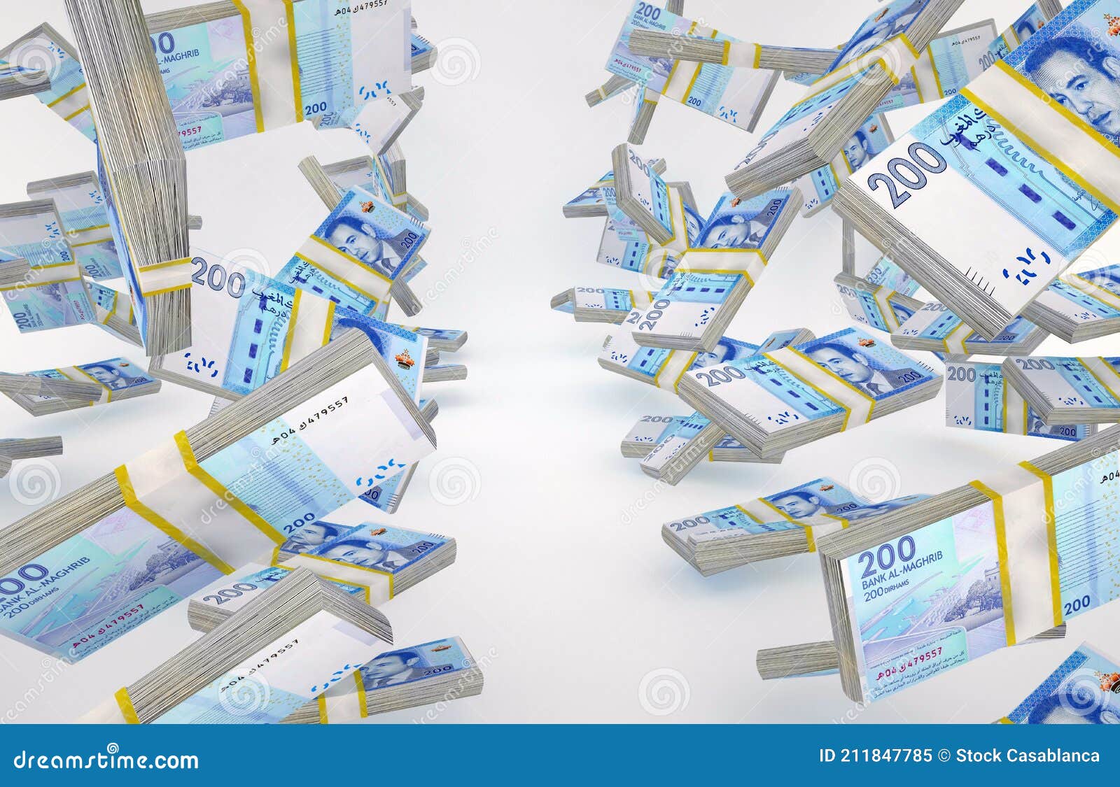 Money Morocco. 200 Moroccan Dirhams. Morocco`s Economy Stock ...