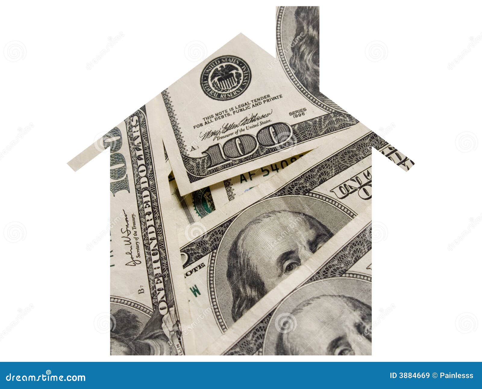 Money and mortgage stock image. Image of united, savings - 3884669