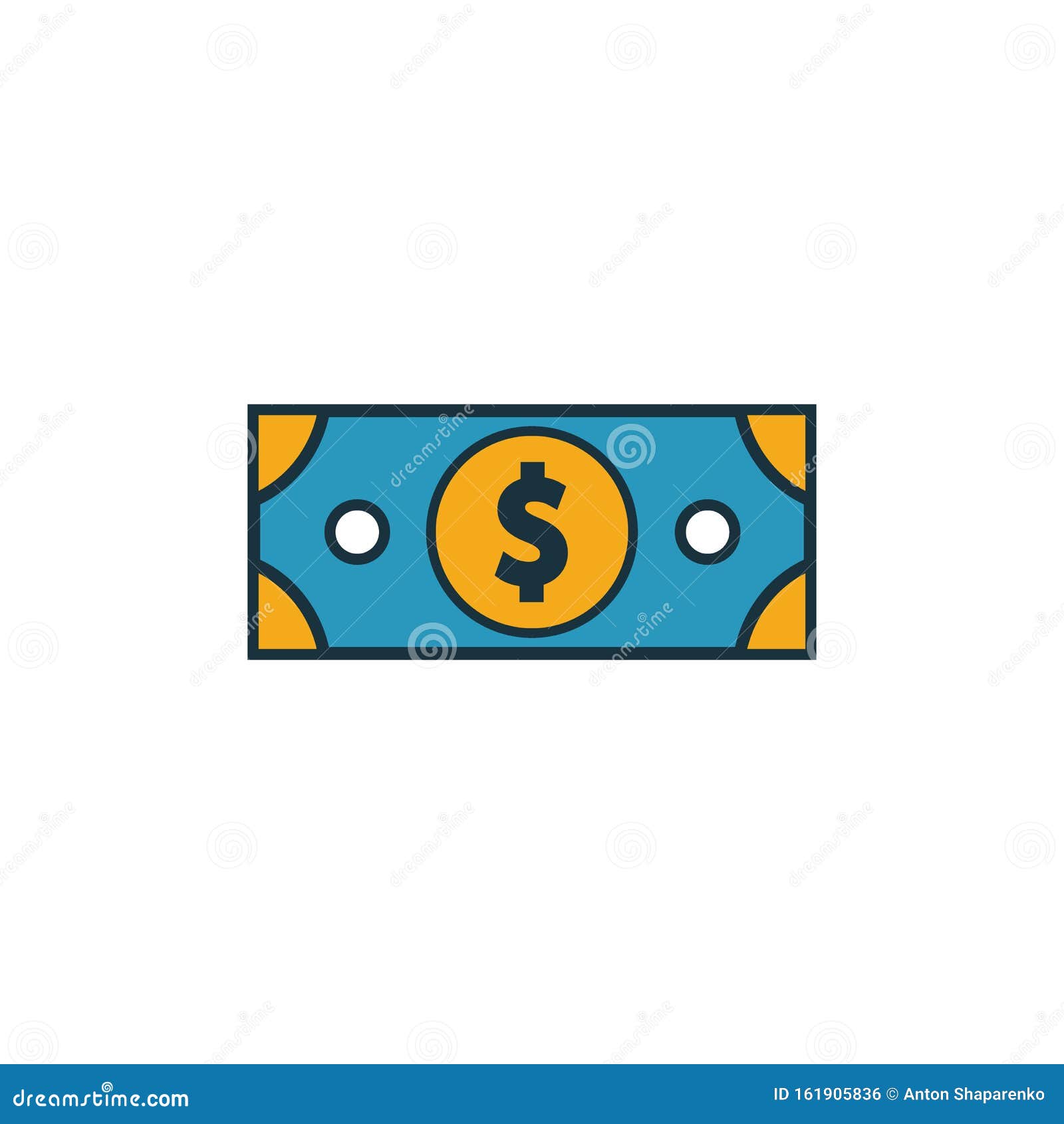 Money Note Icon Set. Four Elements in Diferent Styles from Money Icons ...