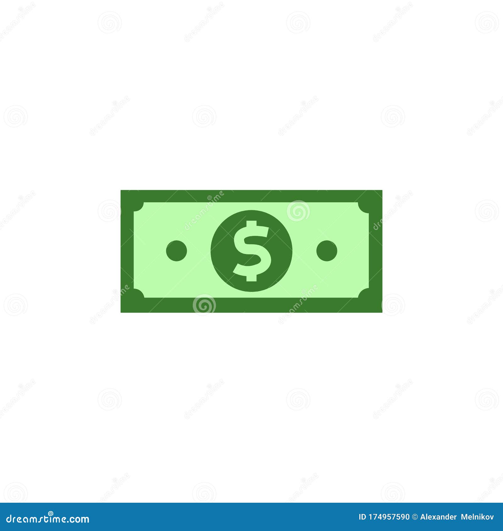 Money Note Icon. Money. Vector Illustration EPS 10 Stock Vector ...