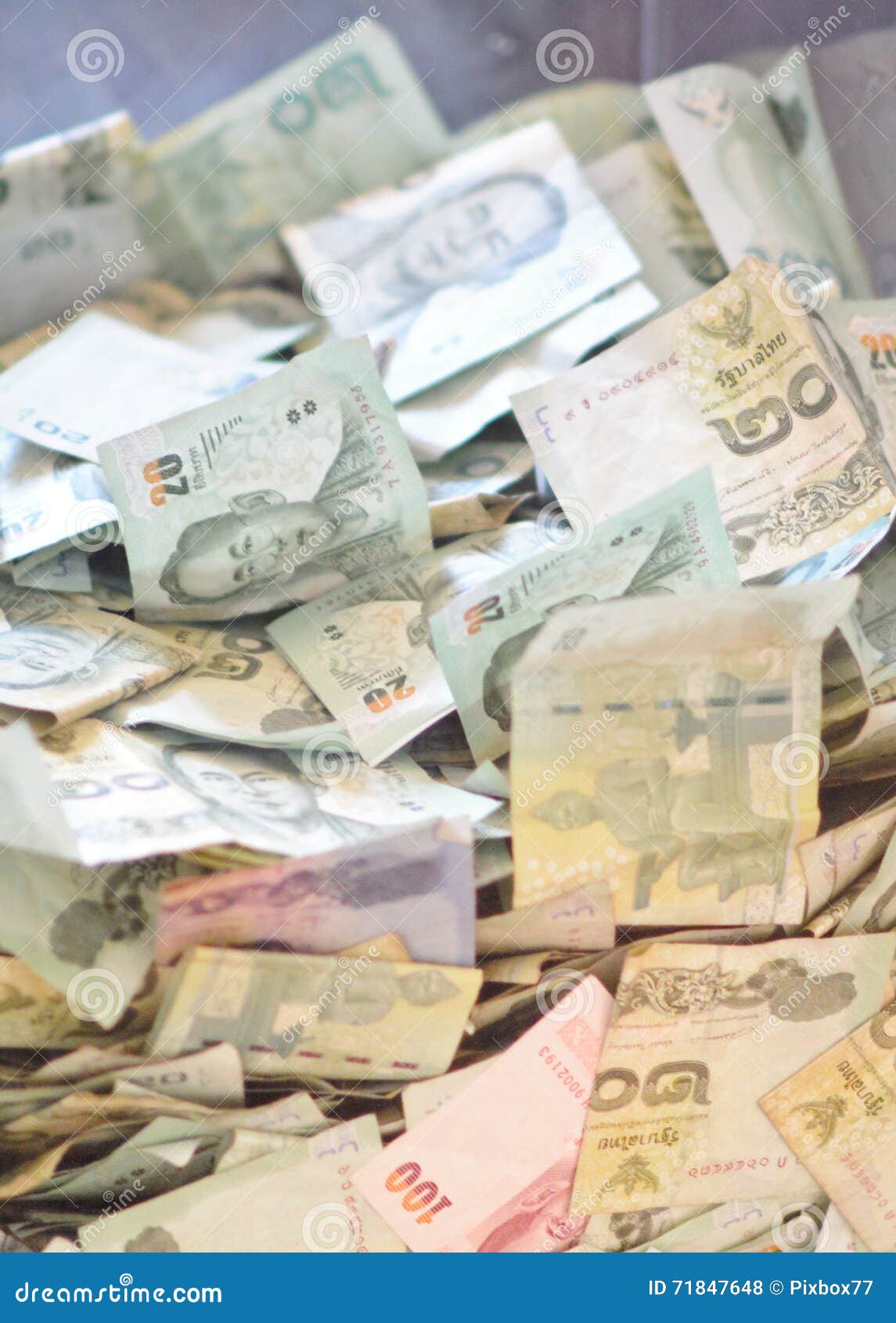 Money in offering box stock photo. Image of trading, inside - 71847648