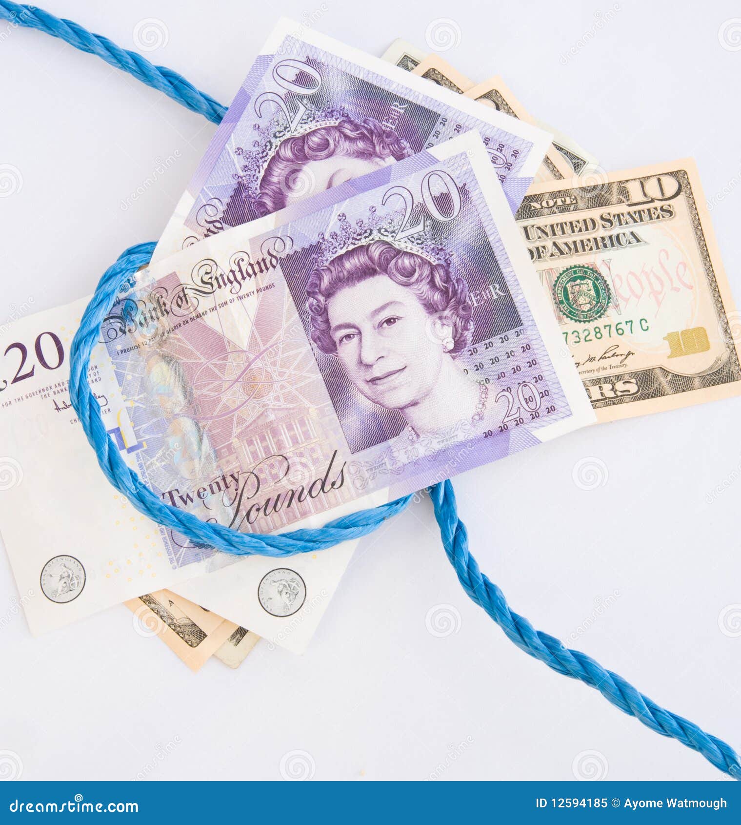 Money for Old Rope: Pound Sterling. Editorial Image - Image of five ...