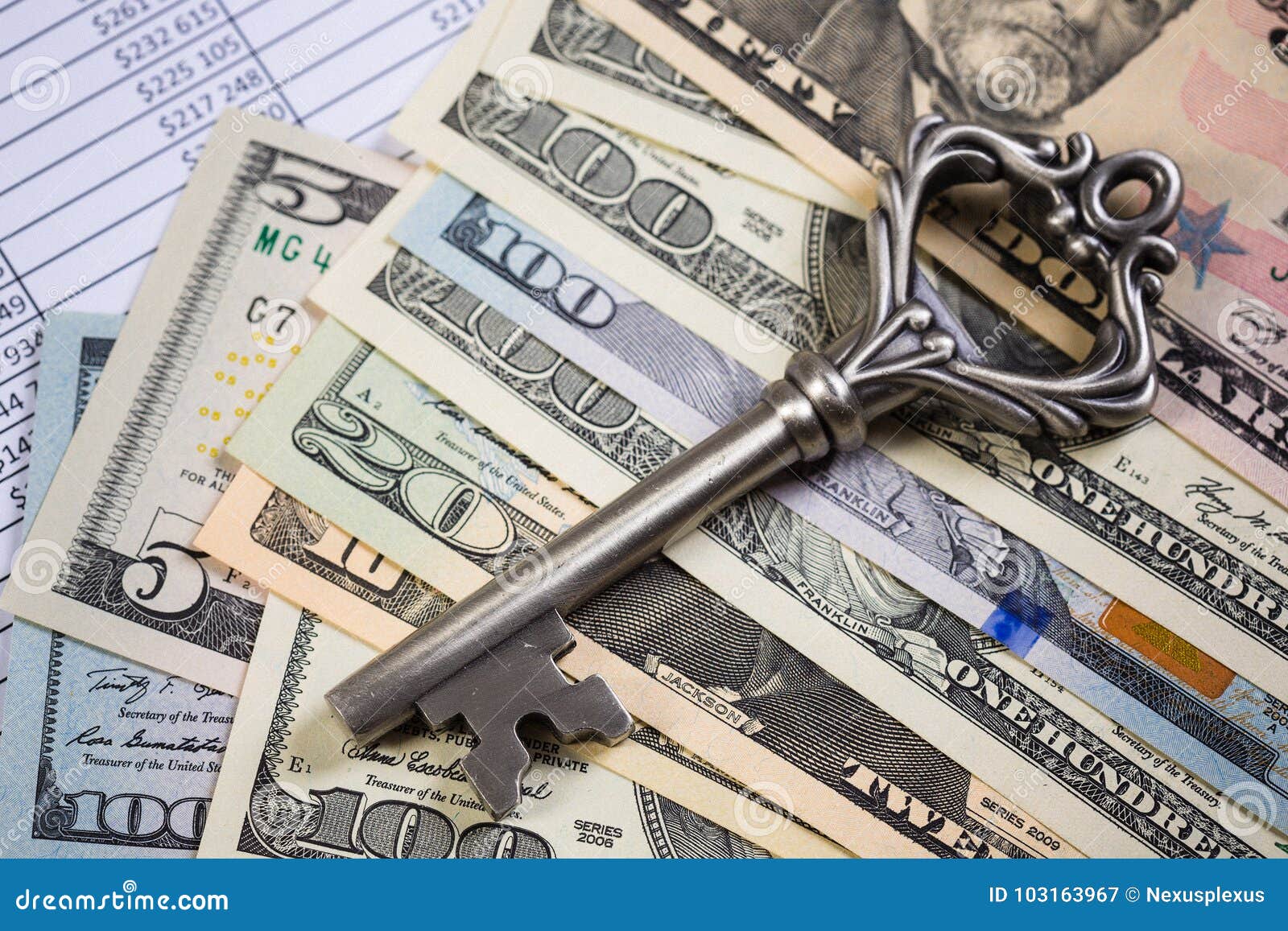 Money opens many doors stock image. Image of dollar - 103163967