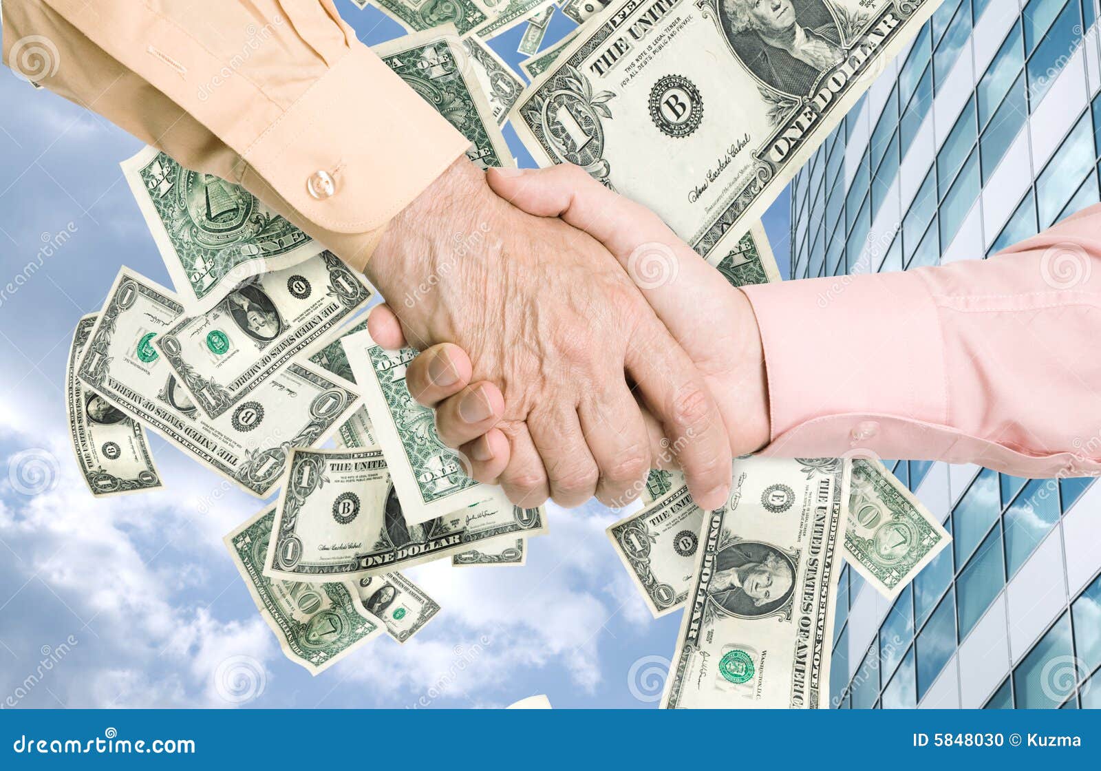 Money partnership stock photo. Image of dollar, city, success - 5848030