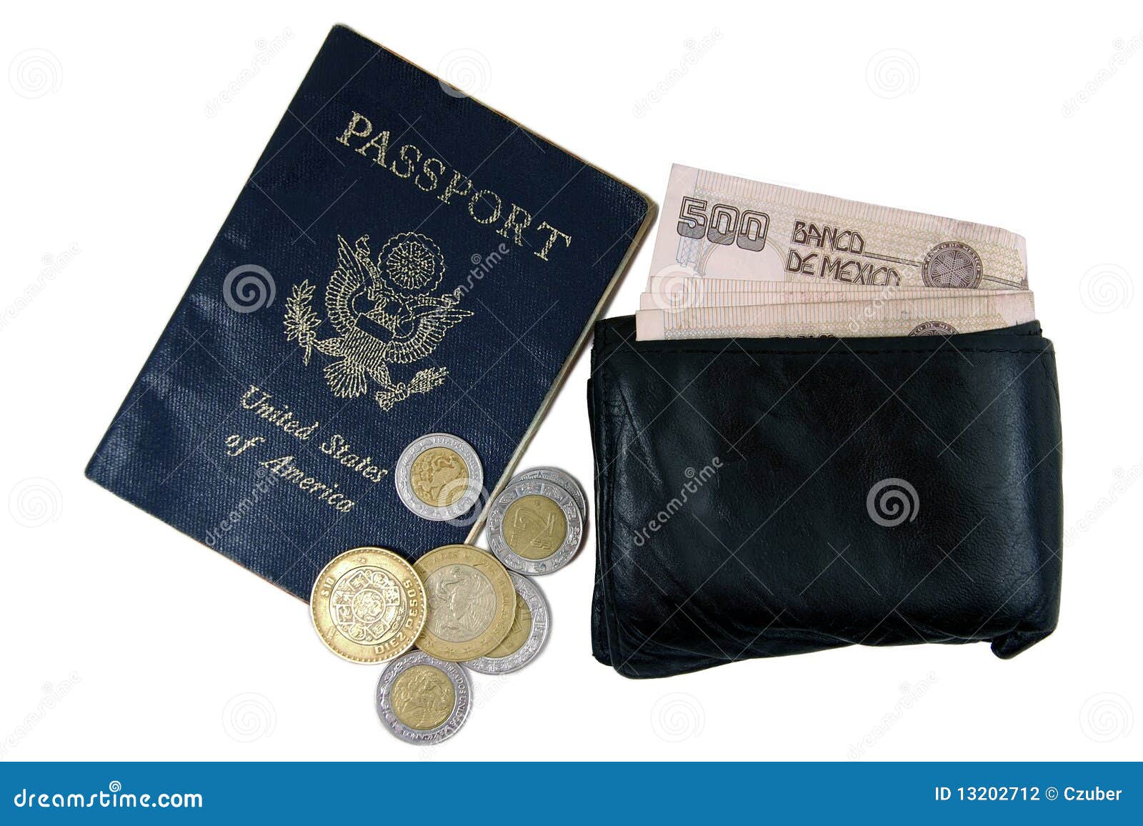 Money and passport stock photo. Image of coin, citizen - 13202712
