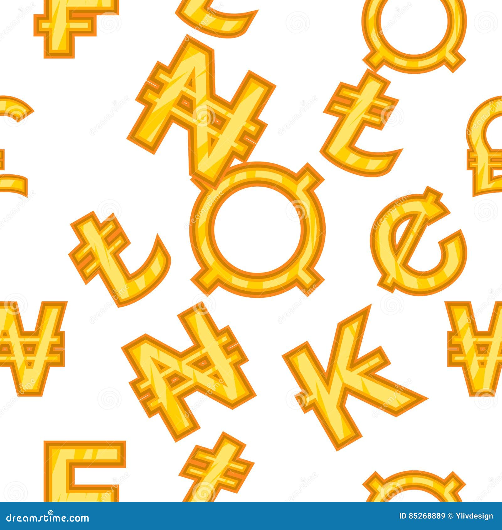 Money Pattern, Cartoon Style Stock Vector - Illustration of economy ...