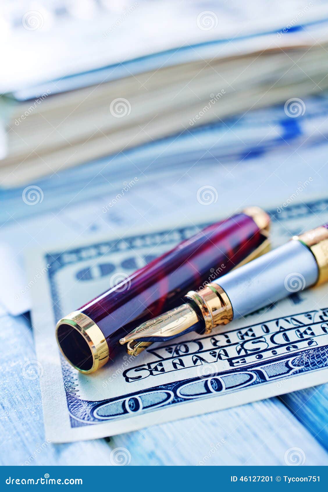 Money stock image. Image of dollars, banknote, business - 46127201