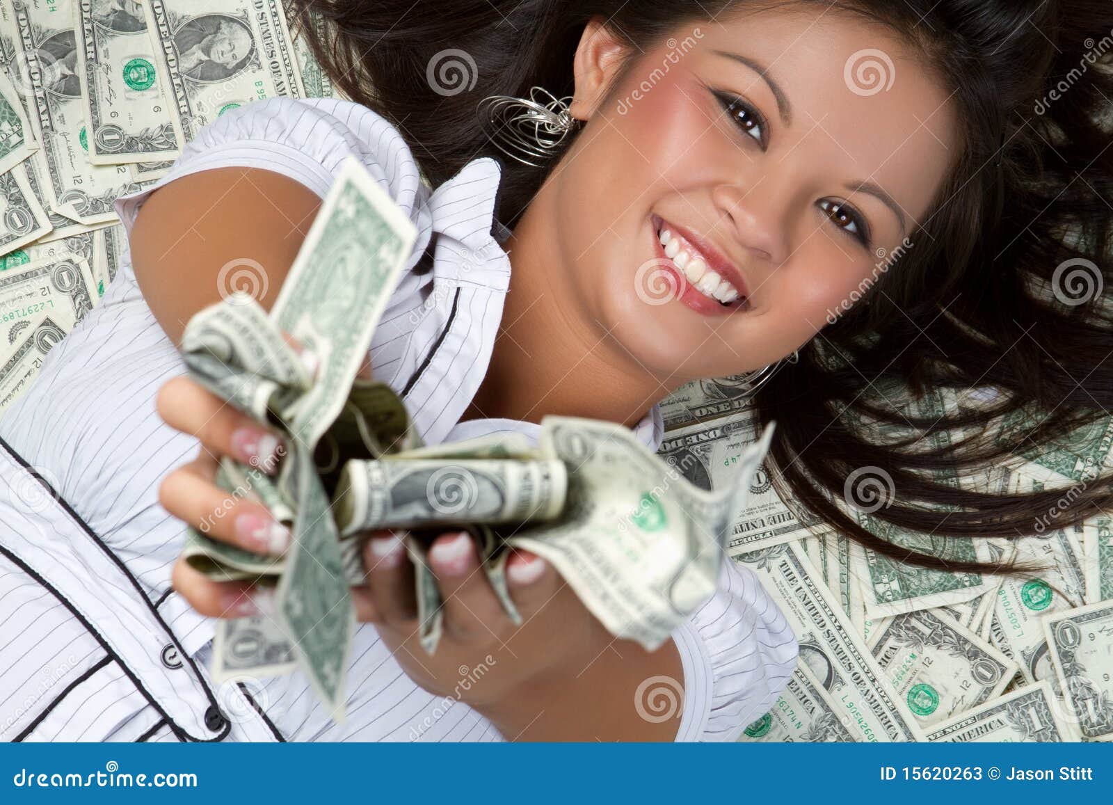 Money Person stock image. Image of gorgeous, cash, bill - 15620263