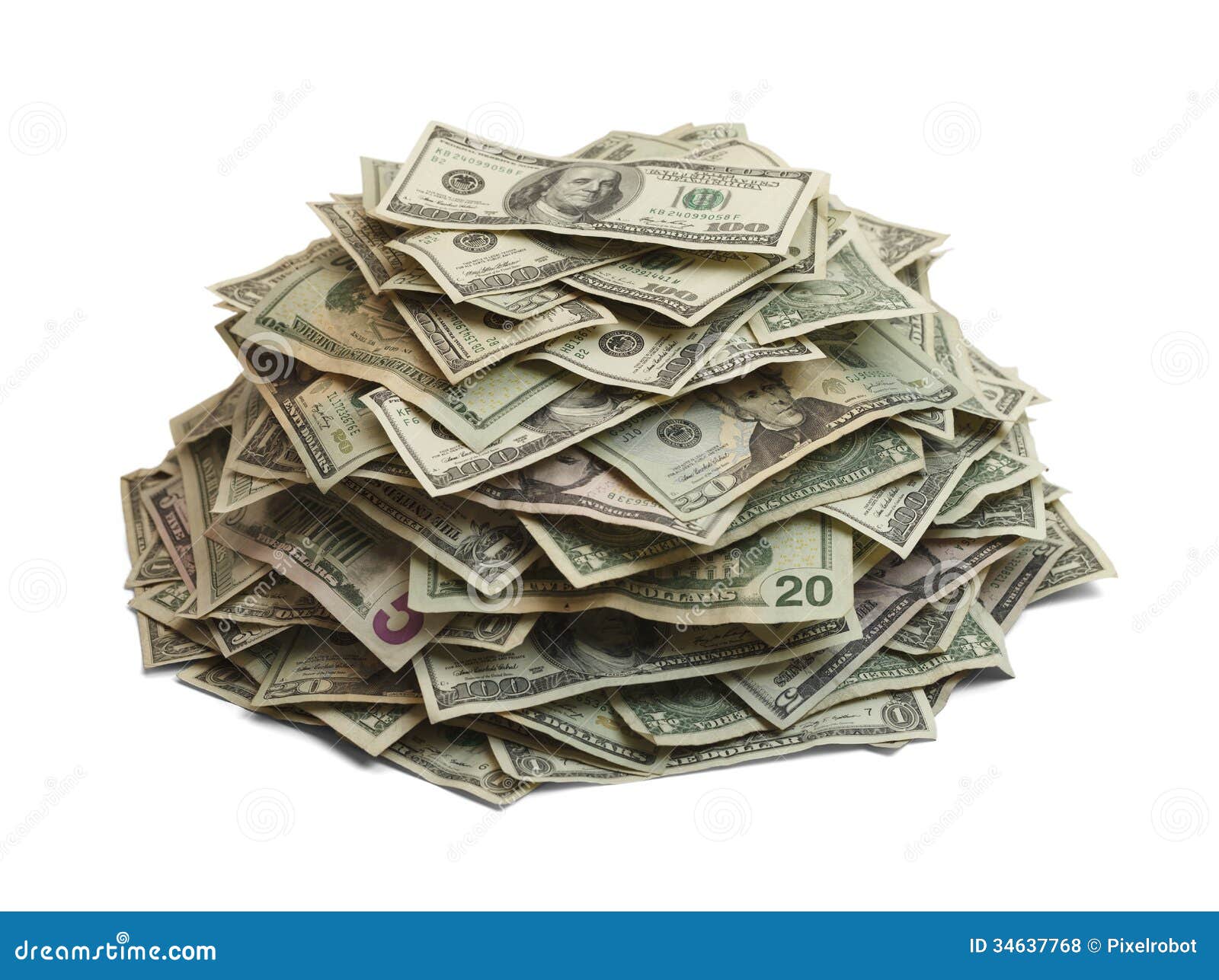 Money Pile stock photo. Image of savings, concepts, business - 34637768