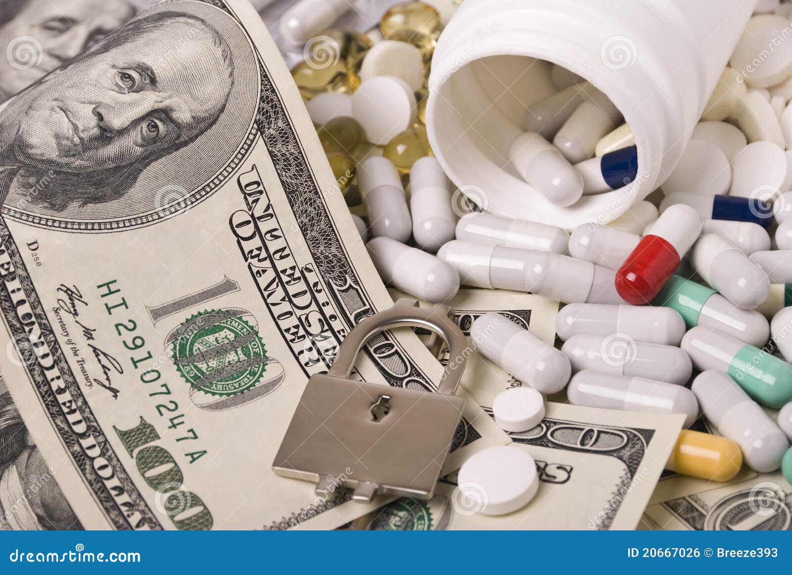 Money and pills stock photo. Image of backgrounds, deposit - 20667026