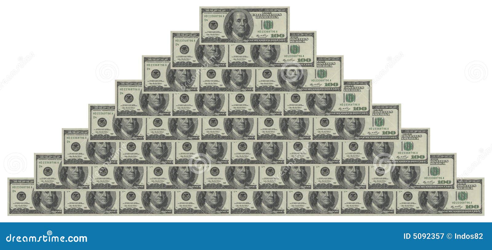 Money piramid stock illustration. Illustration of construction - 5092357