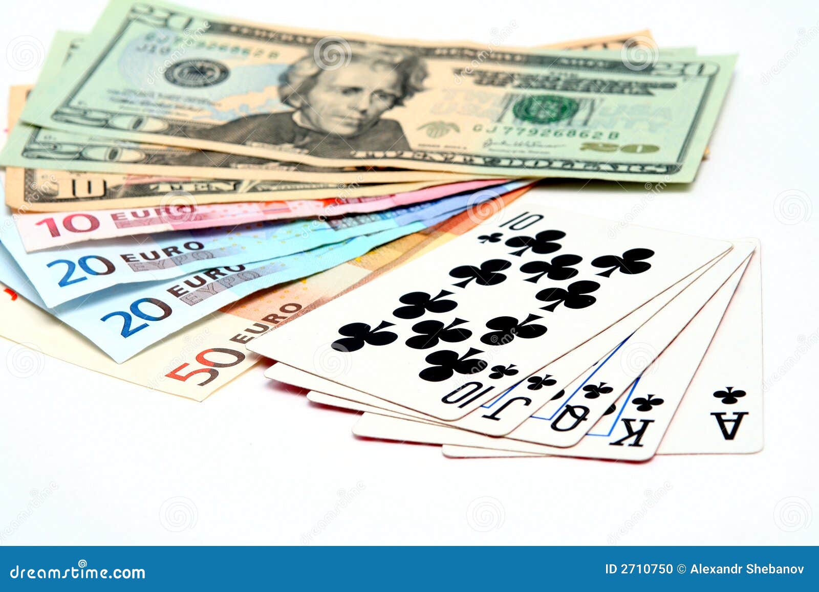 Money playing cards stock photo. Image of cash, paper - 2710750