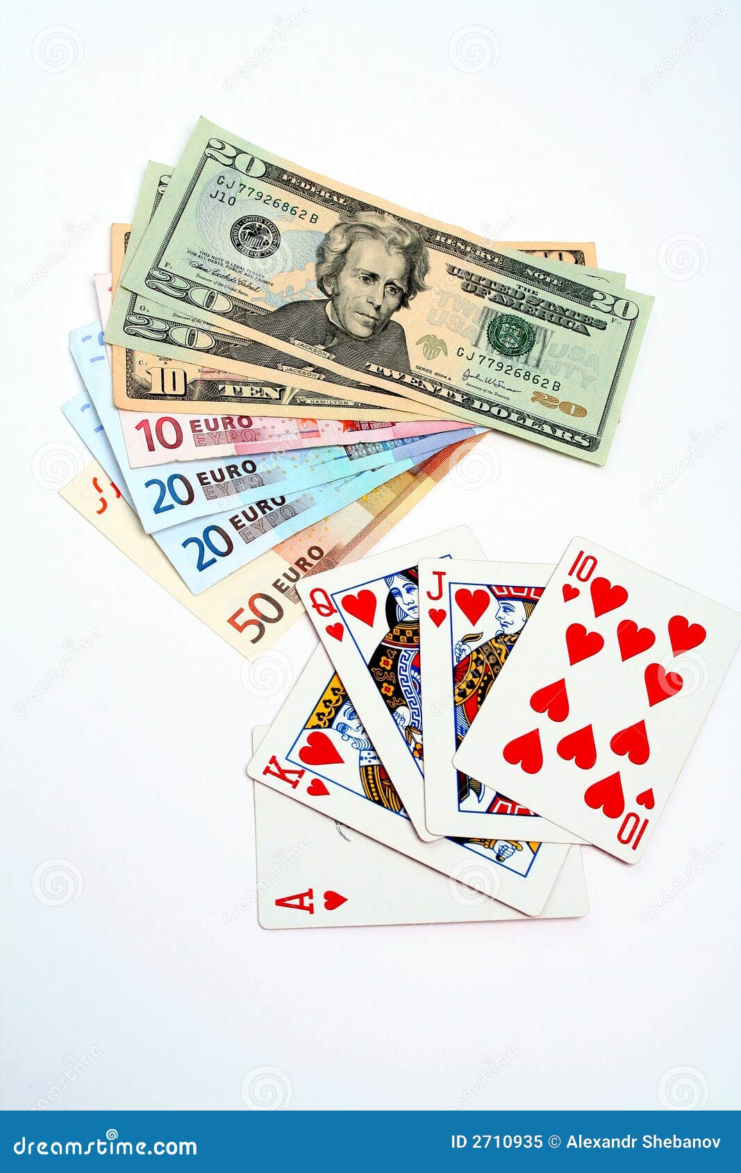 Money Playing Cards Picture. Image: 2710935
