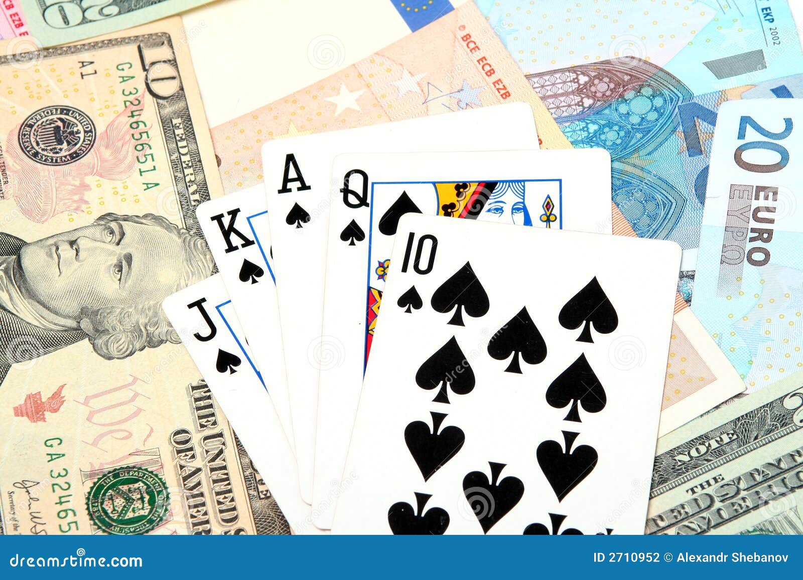 Money Playing Cards Picture. Image: 2710952