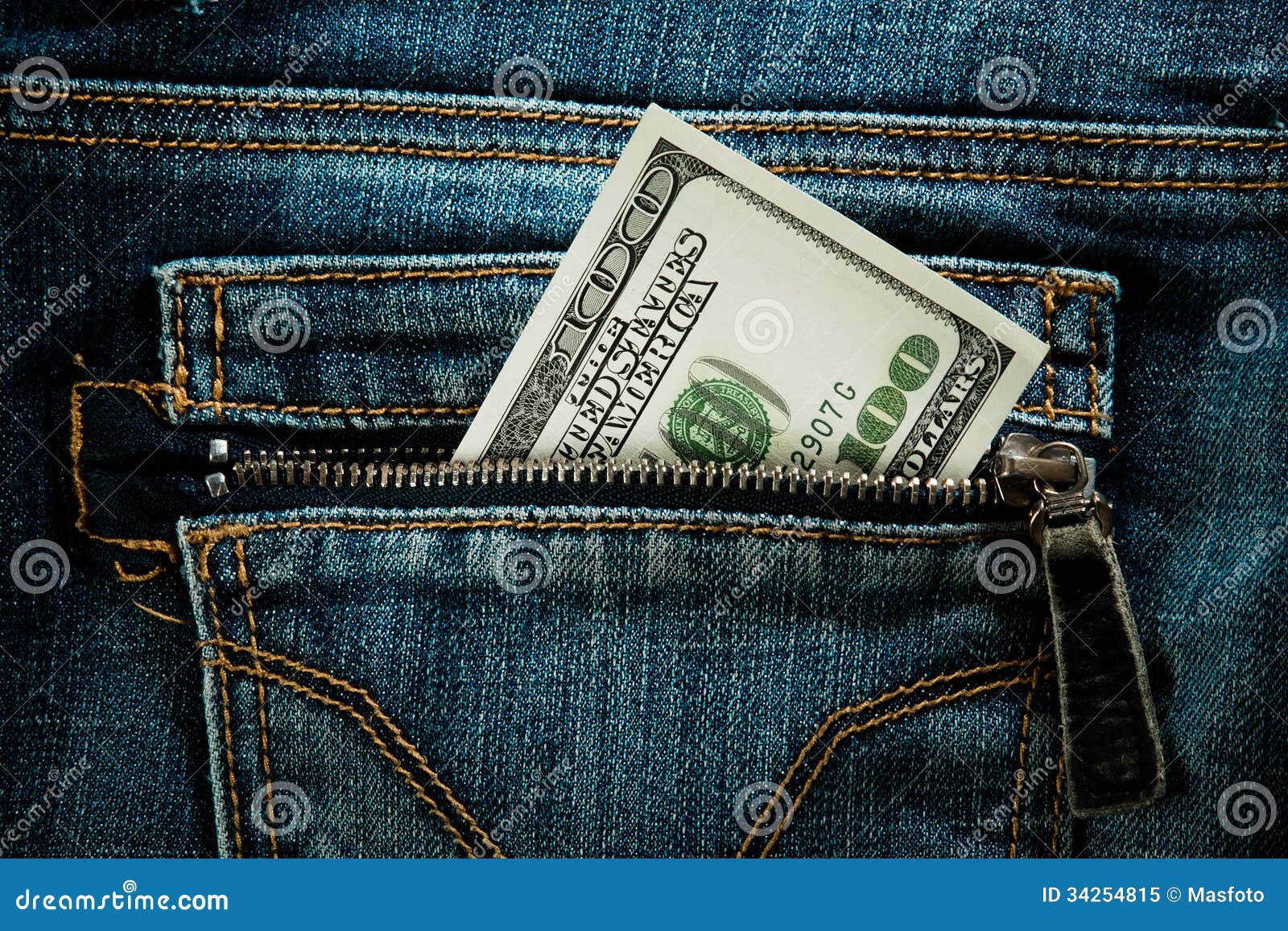 Money in pocket stock image. Image of currency, color - 34254815