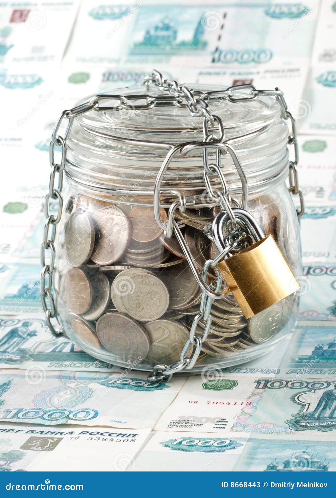 Money in a pot. stock image. Image of brass, finance, crisis - 8668443