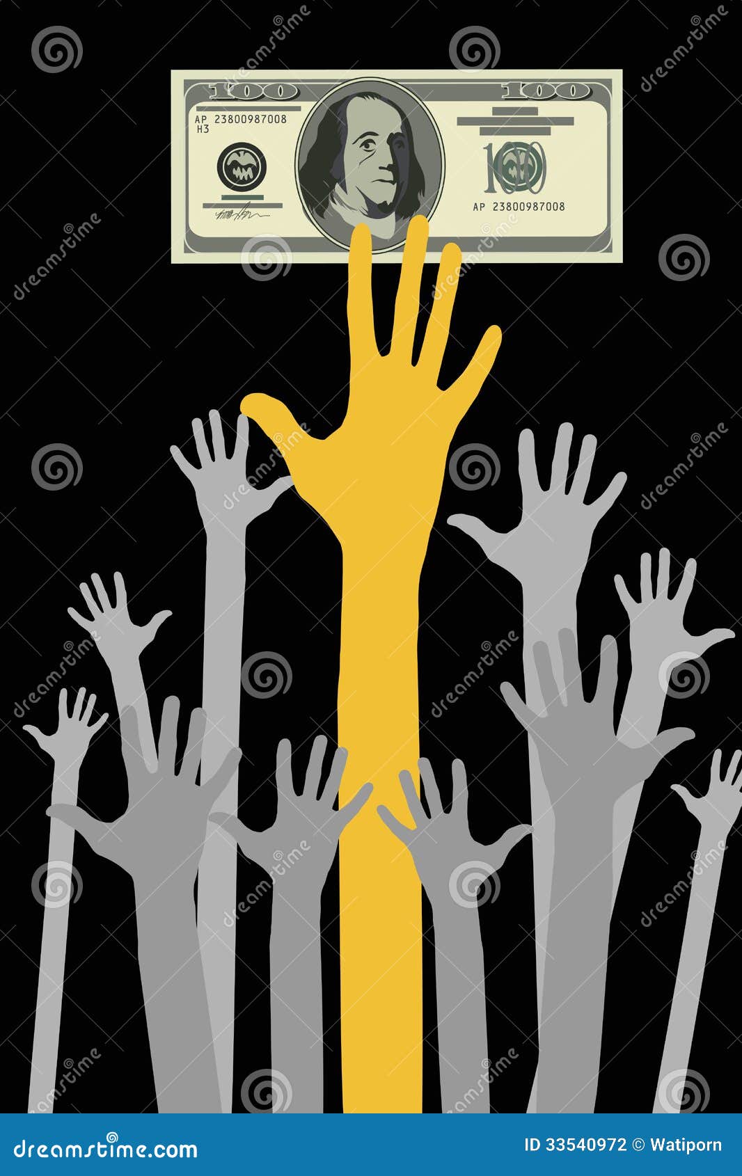 Money power stock illustration. Illustration of bank - 33540972