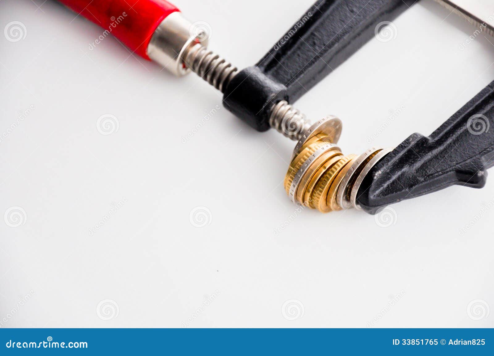 Money Pressure Leads To Savings Stock Image - Image of british, idea ...
