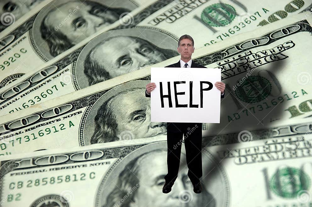 Money Problems, Need Help Concept, Savings Stock Image - Image of ...