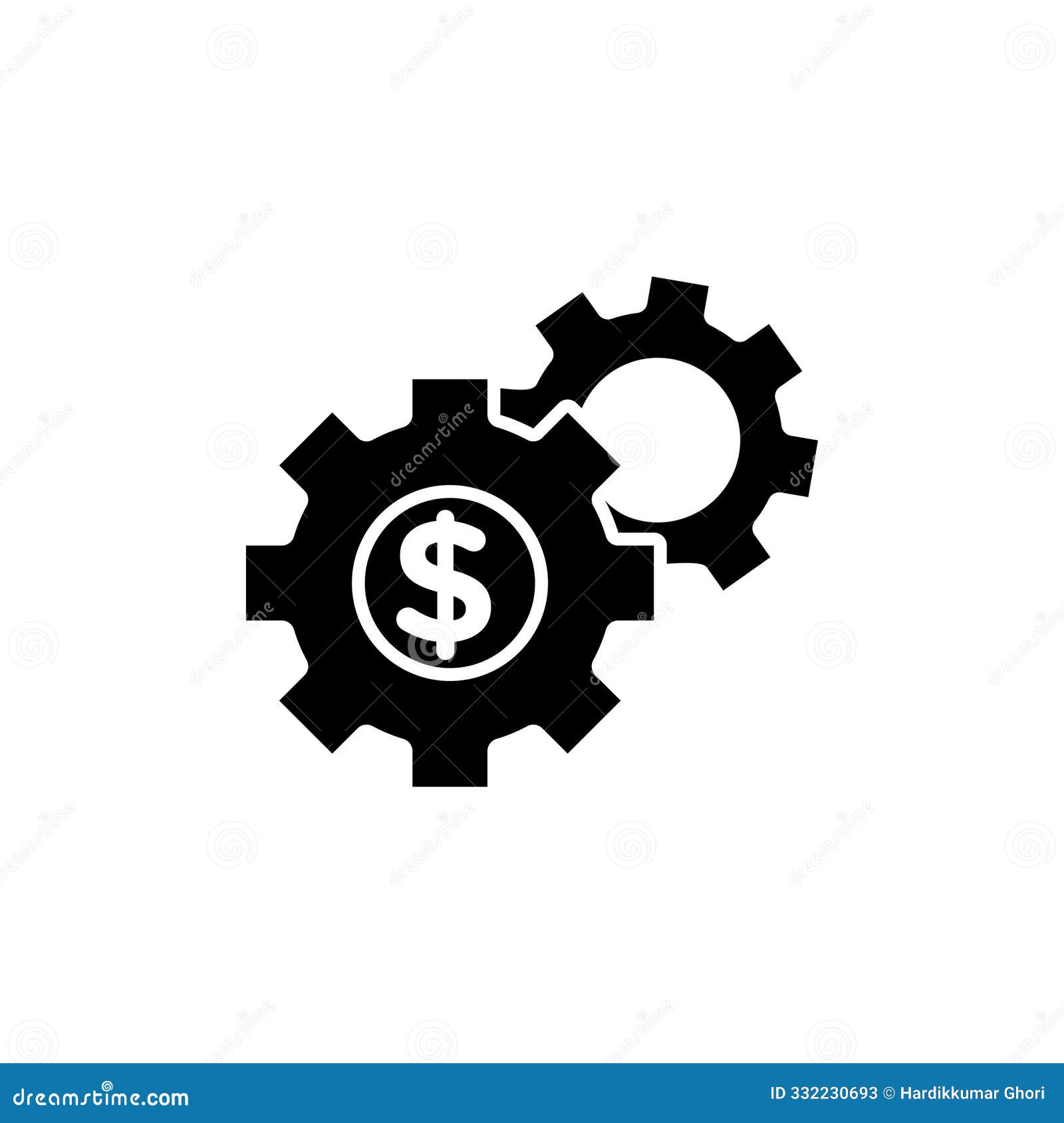 Money Processes Icon Set. Optimize Cost Expense Payroll Vector Symbol ...