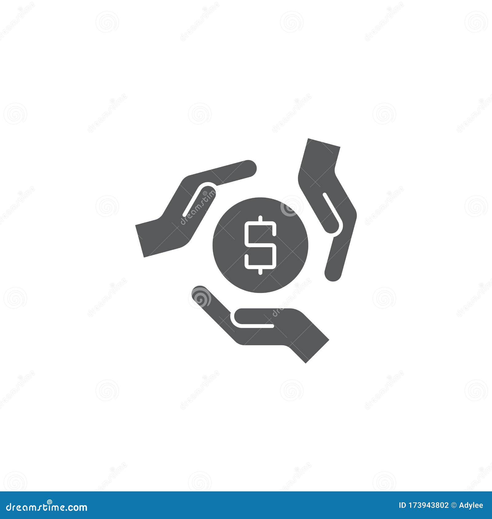 Money Protection Vector Icon Symbol Isolated on White Background Stock ...