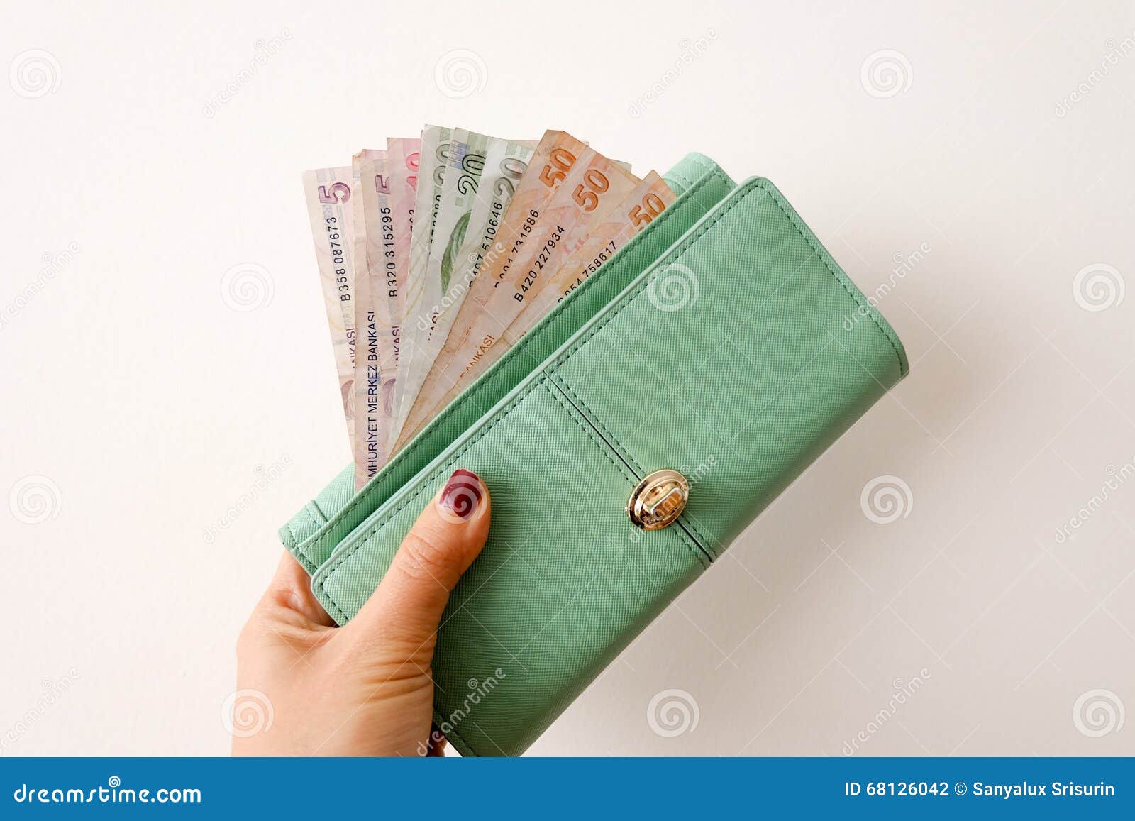 Money purse stock photo. Image of cash, business, banknote - 68126042