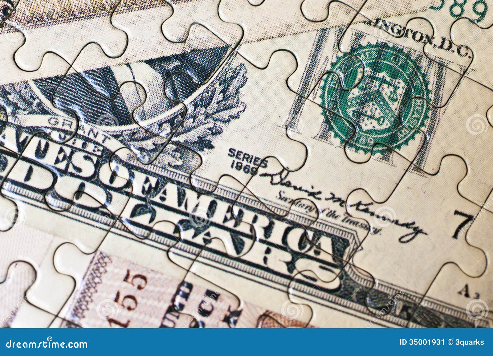 Money puzzle stock image. Image of capital, great, piece - 35001931