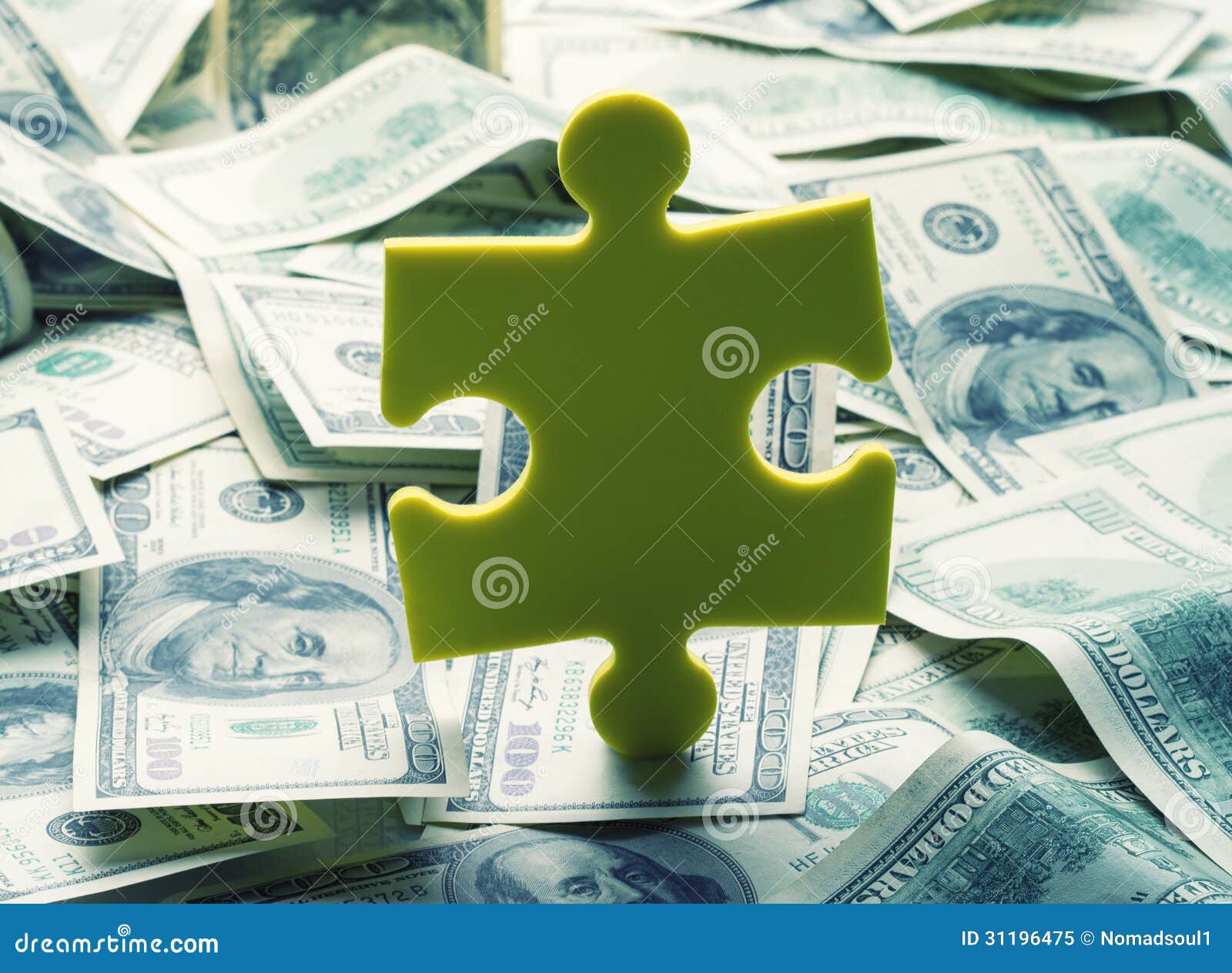 Money puzzle stock image. Image of dollars, looking, ideas - 31196475