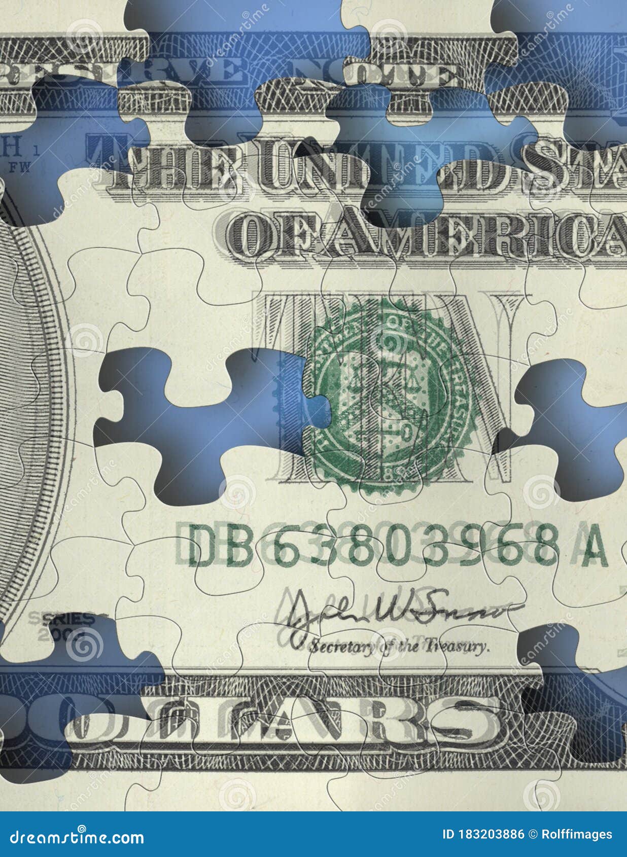 Money puzzle stock photo. Image of cash, finance, metaphor - 183203886