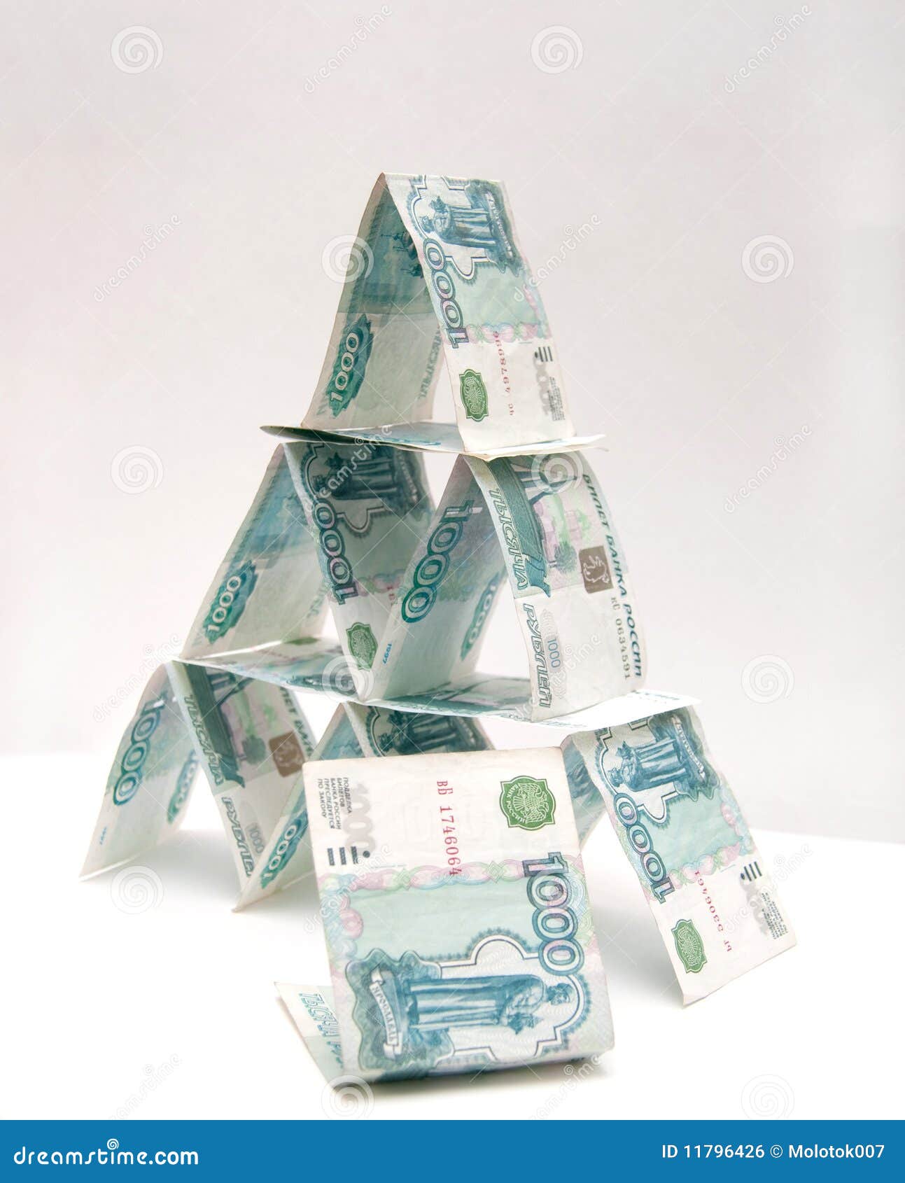Money pyramid stock photo. Image of exterior, finance - 11796426