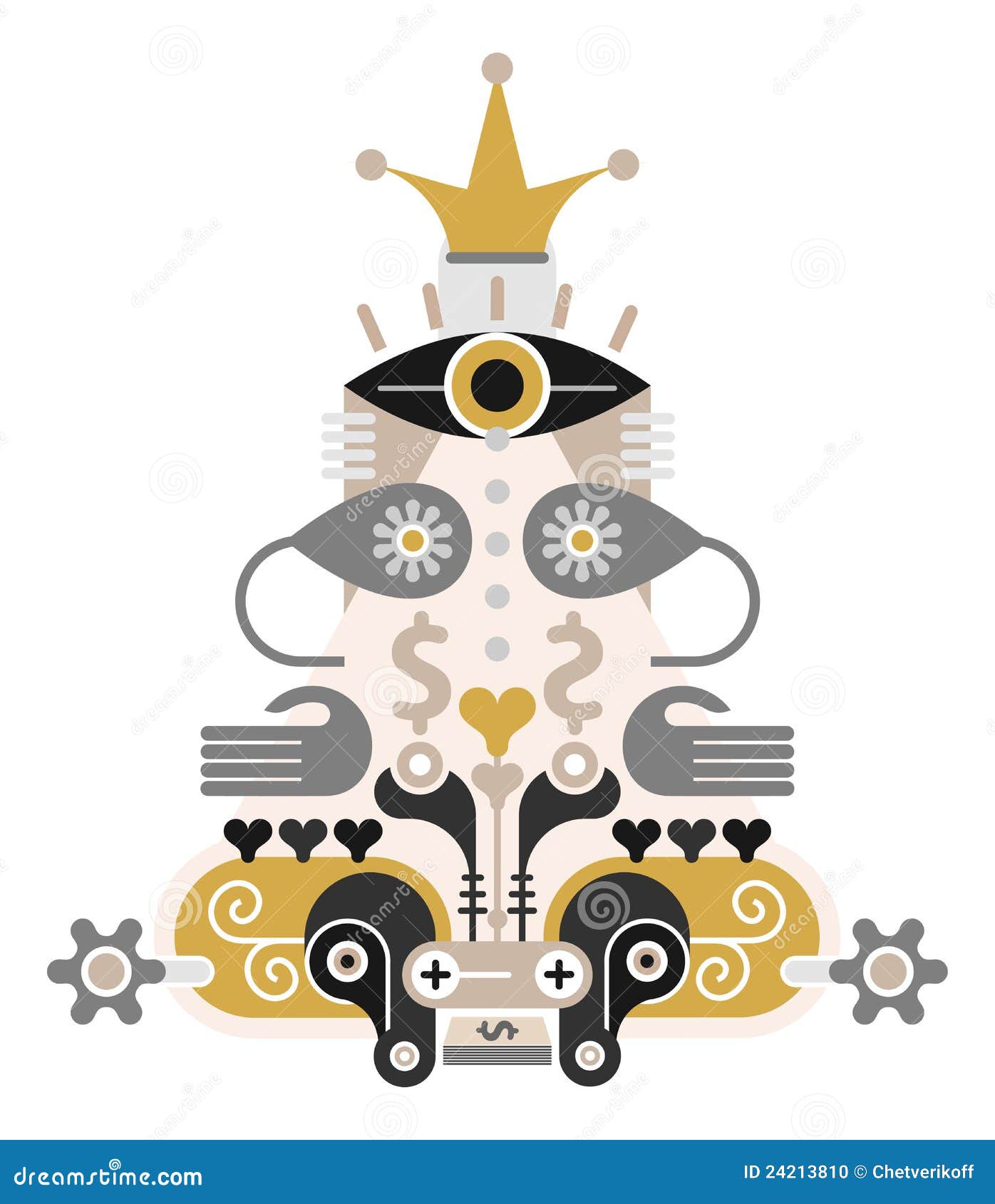 Money Pyramid Vector Illustration | CartoonDealer.com #24213810