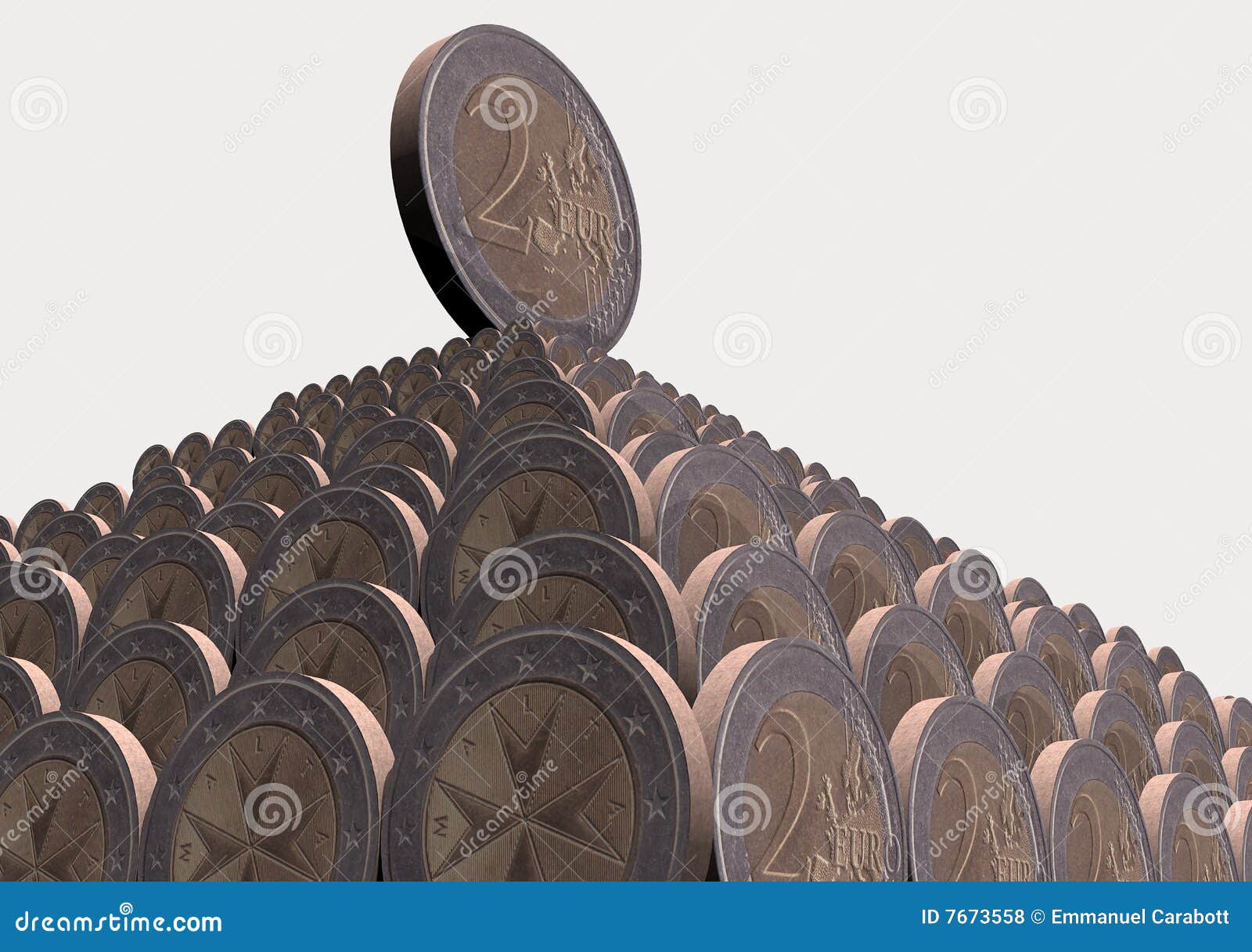 Money Pyramid stock illustration. Illustration of scheme - 7673558