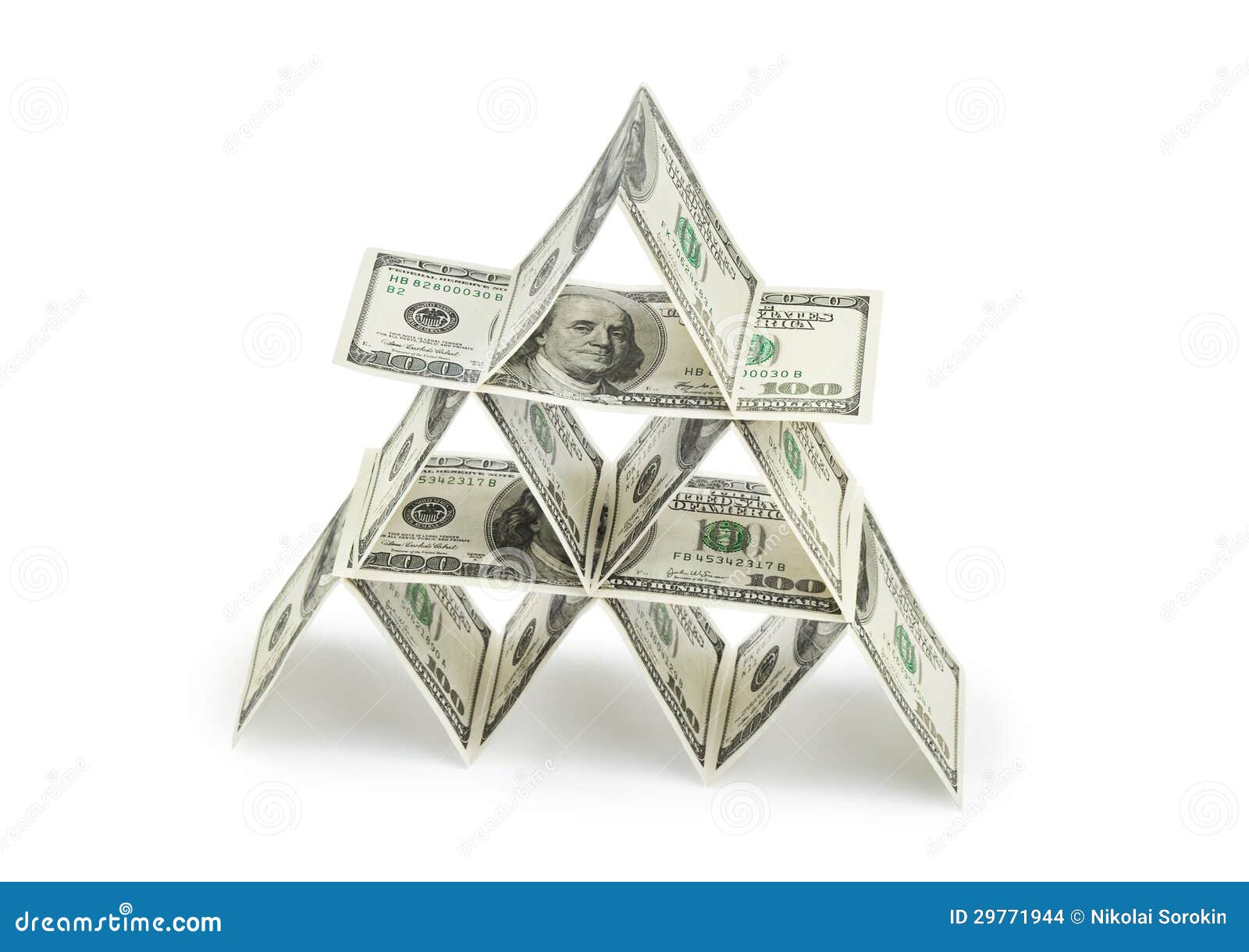 Money pyramid stock photo. Image of money, home, buying - 29771944