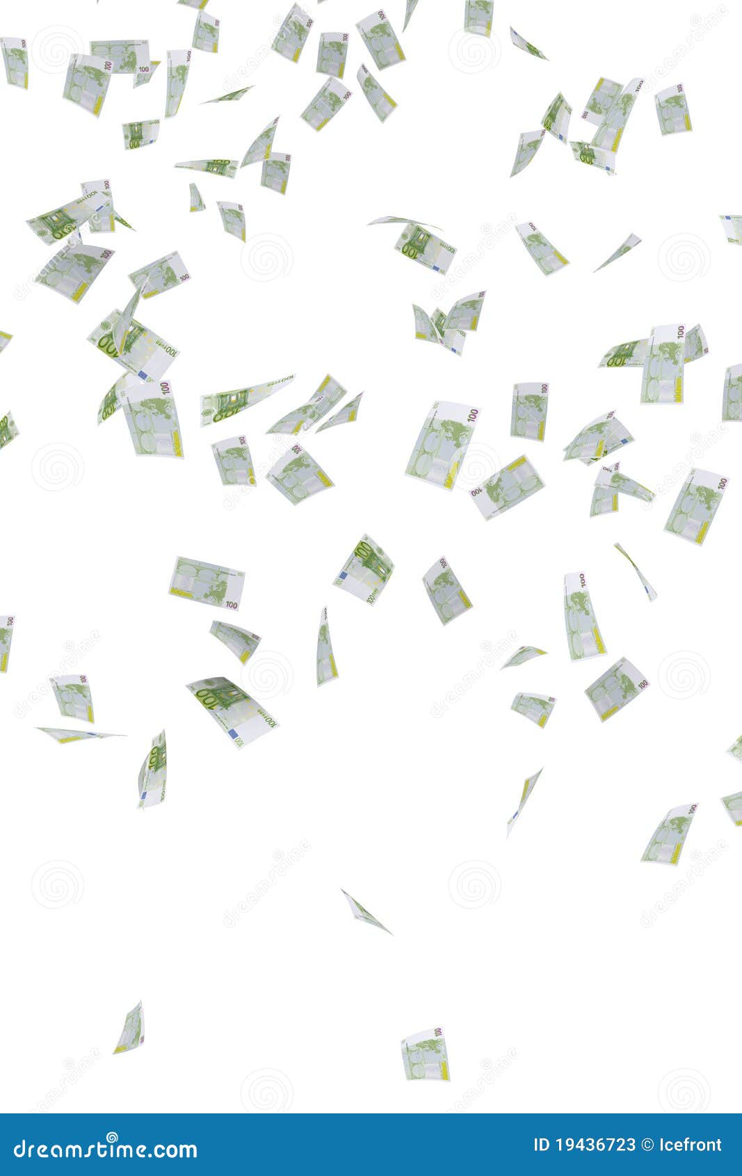 Money rain stock illustration. Illustration of rendering - 19436723