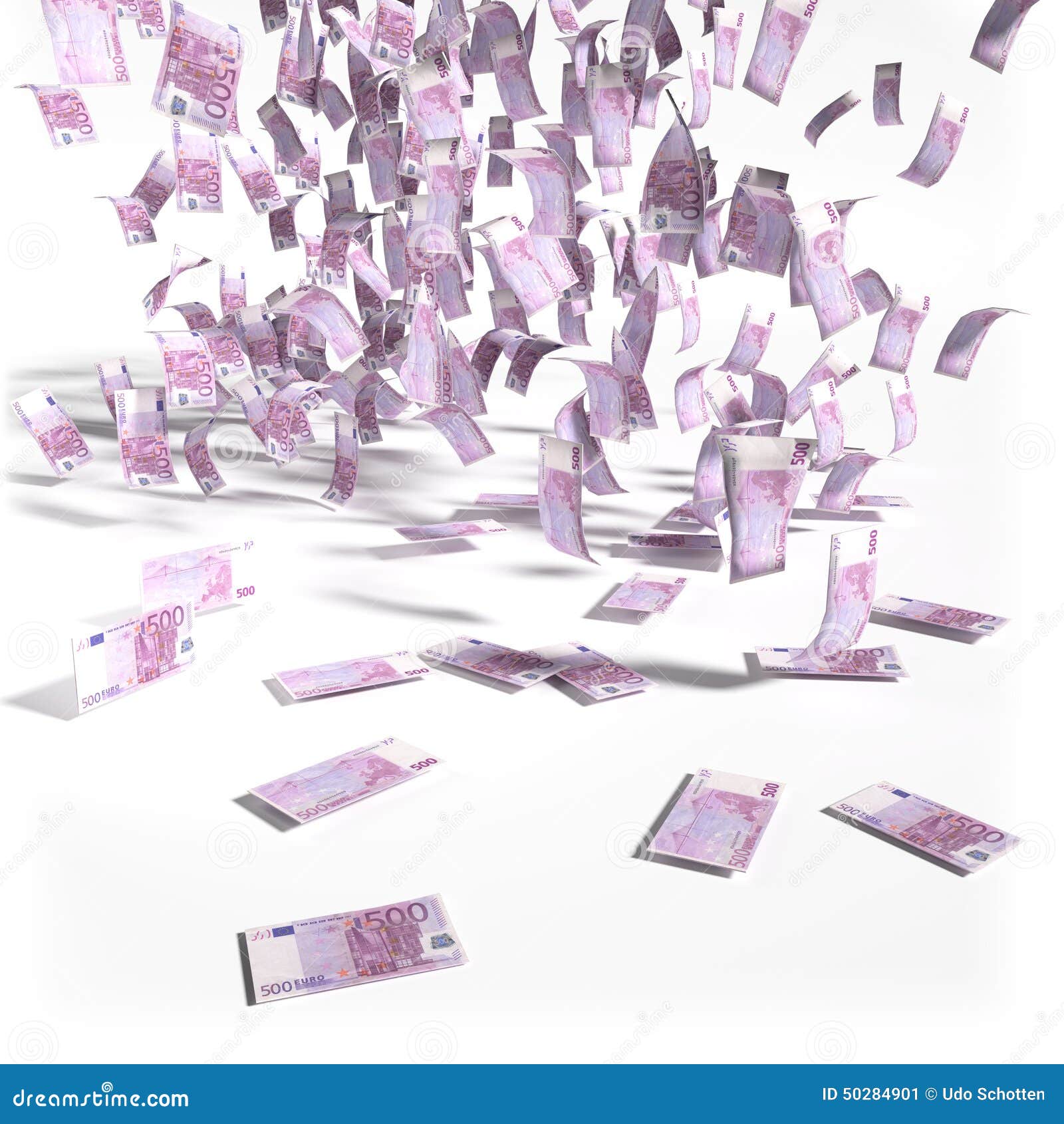 Money Rain of 500 Euro Bills Stock Image - Image of concept, finance ...