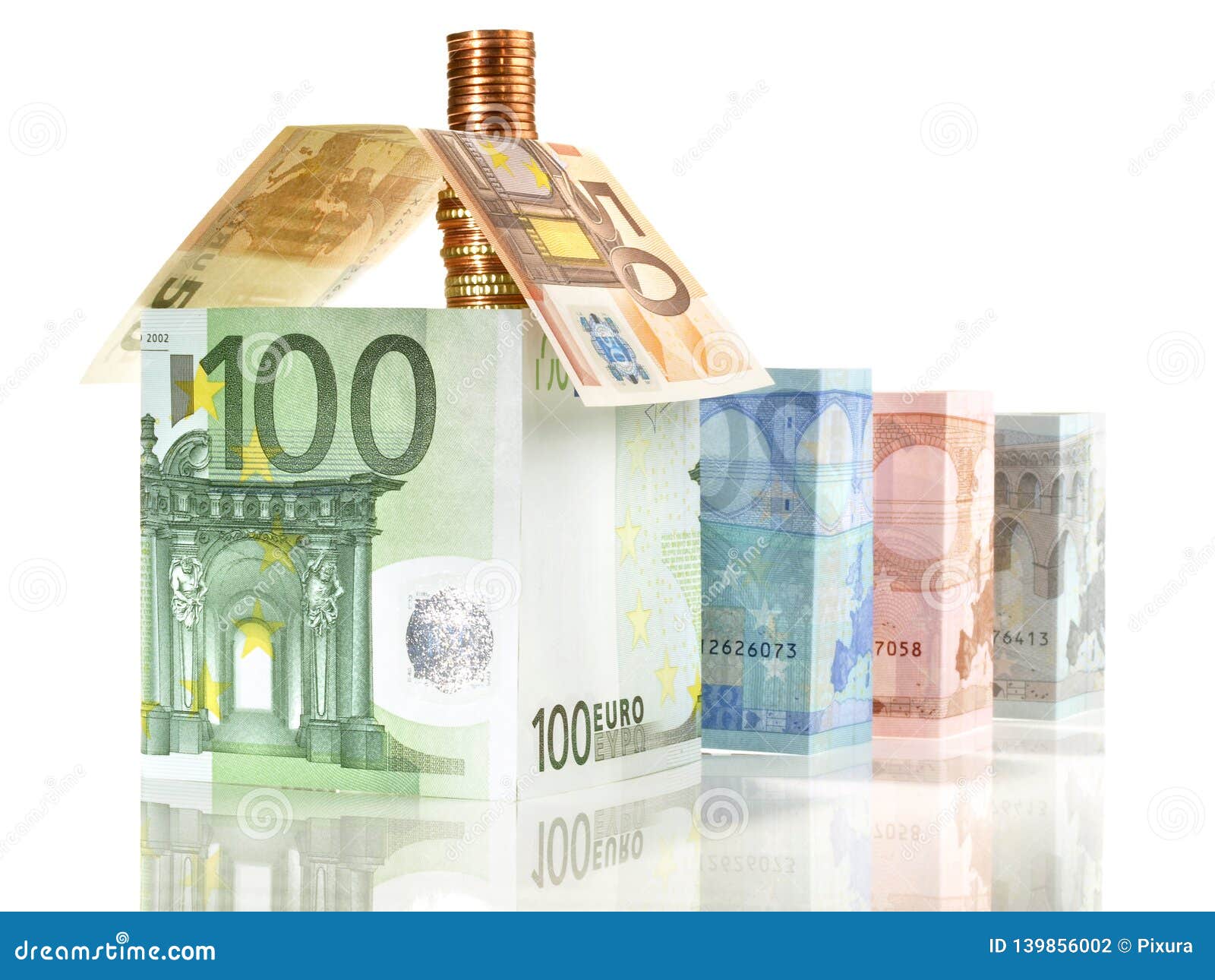 Money - Real Estate Concept with Banknotes Stock Photo - Image of cash ...