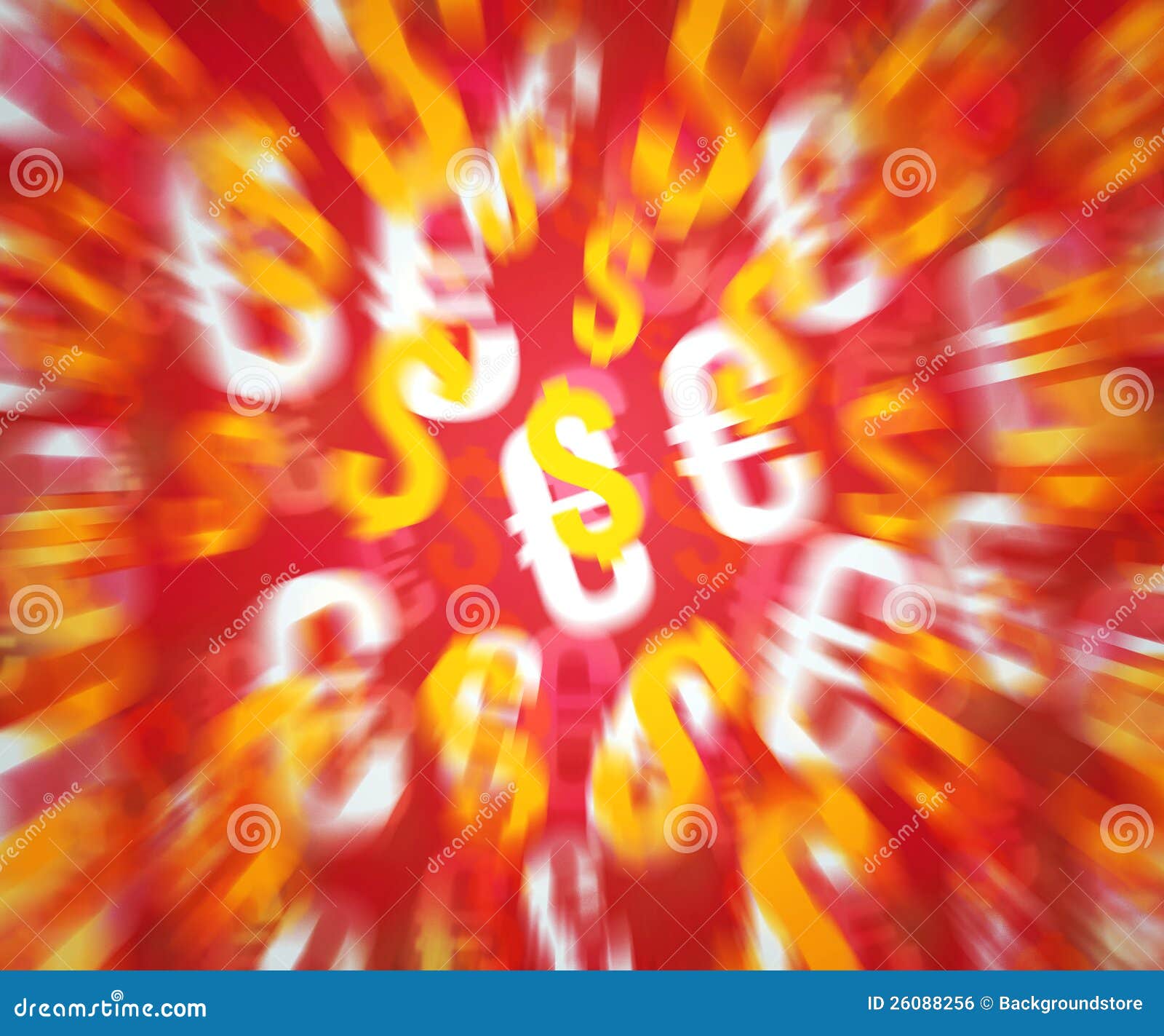 Money Red Background stock illustration. Illustration of dollars - 26088256