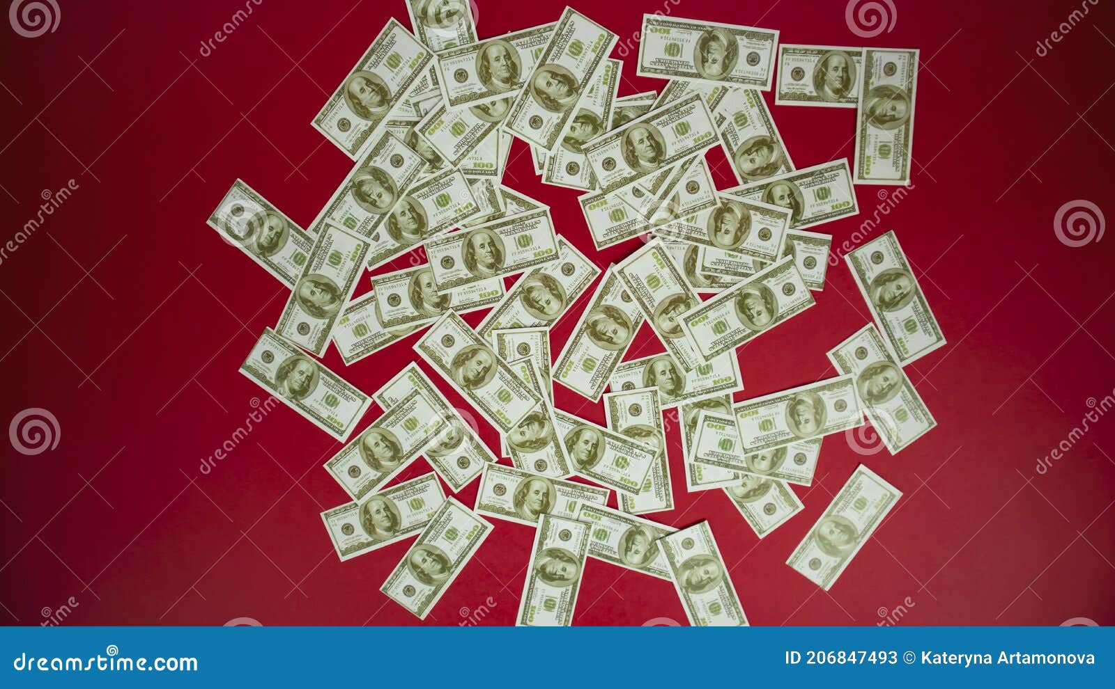Money on a red background stock image. Image of earn - 206847493