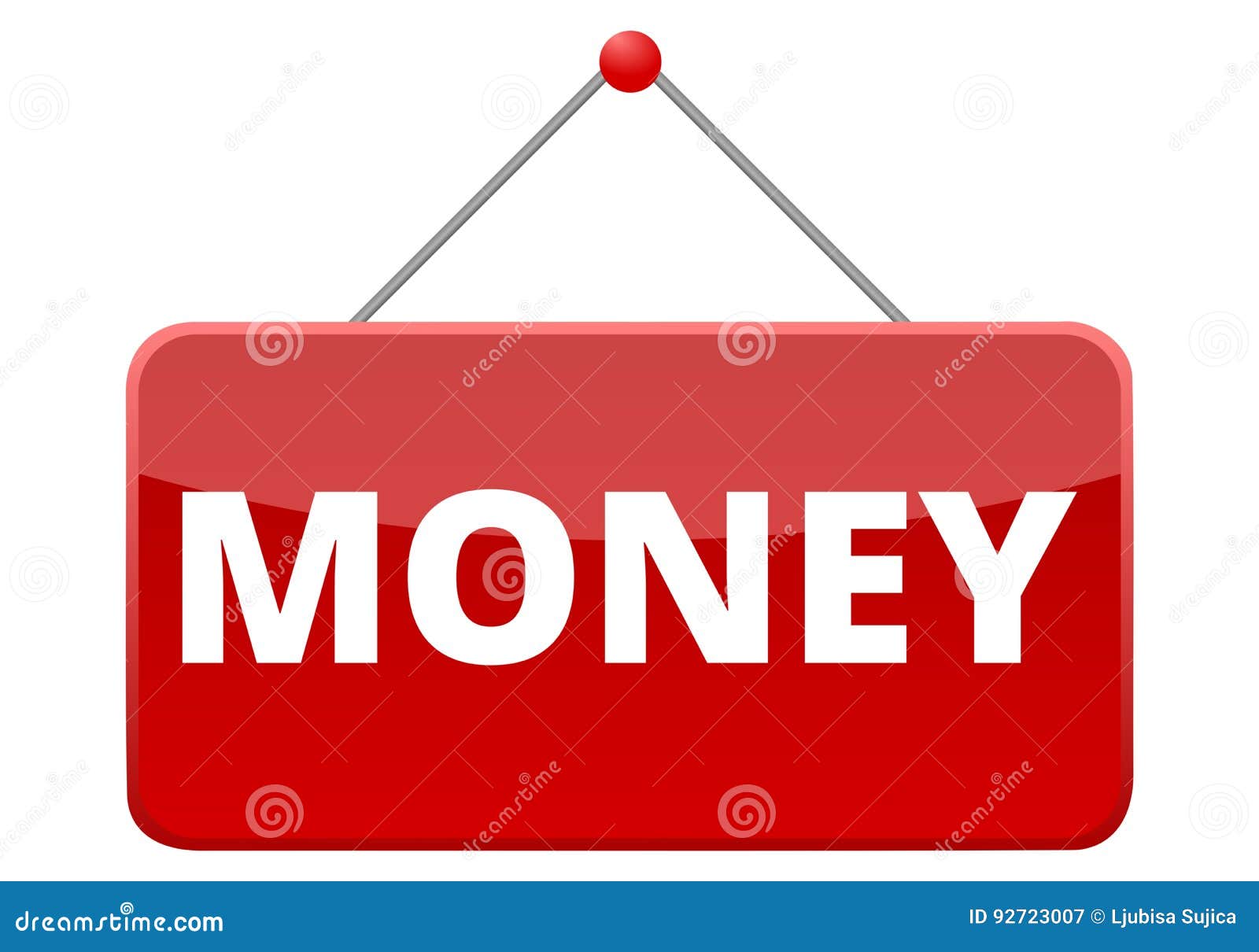 Money red sign stock illustration. Illustration of exchange - 92723007