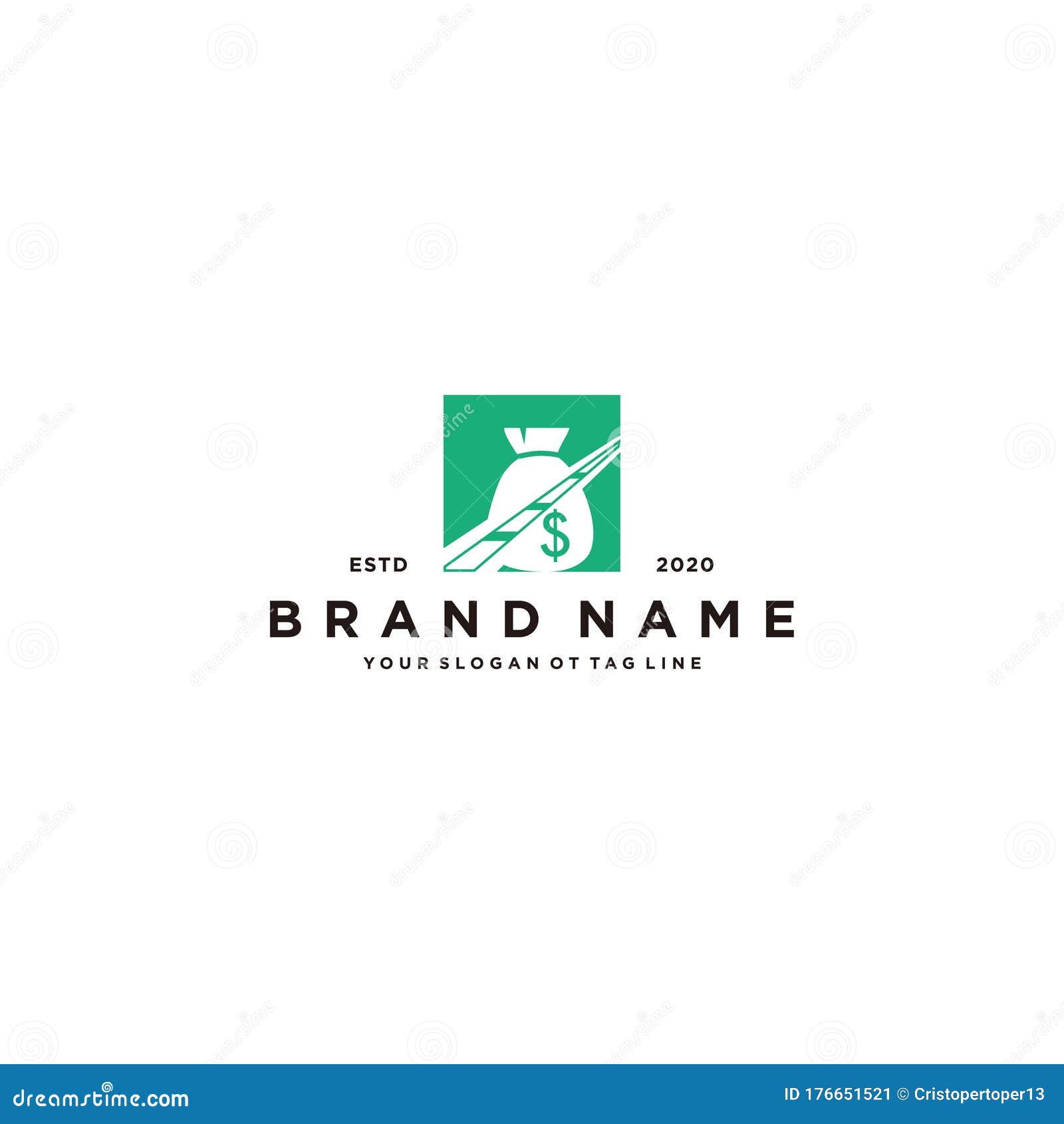 Money and road logo vector stock vector. Illustration of concept ...