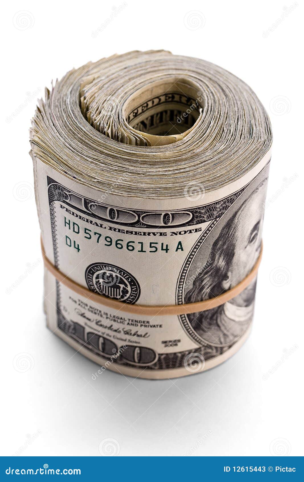 Money roll 1 stock image. Image of invest, currency, loan - 12615443