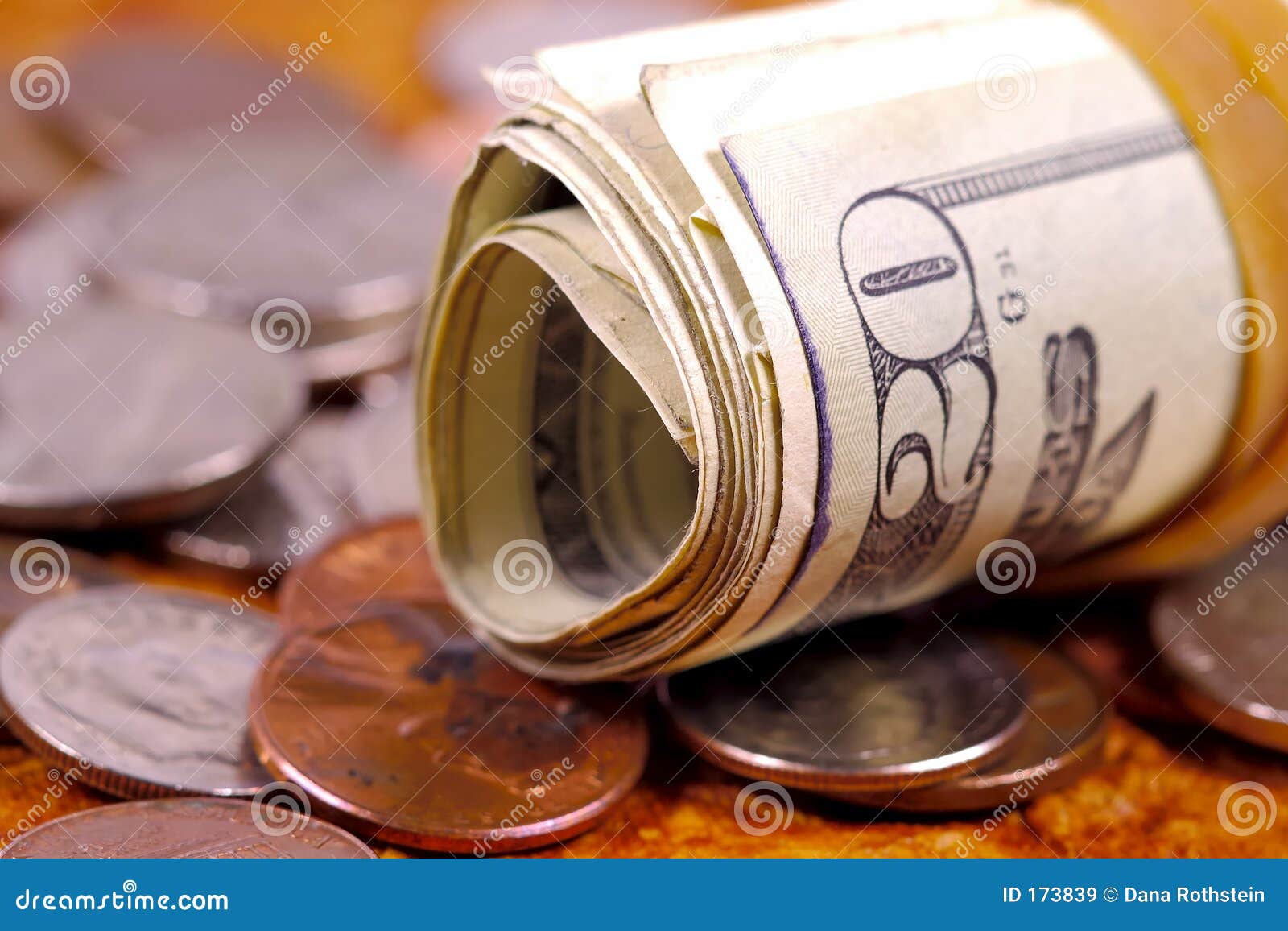 Money Roll Stock Photo | CartoonDealer.com #8029362